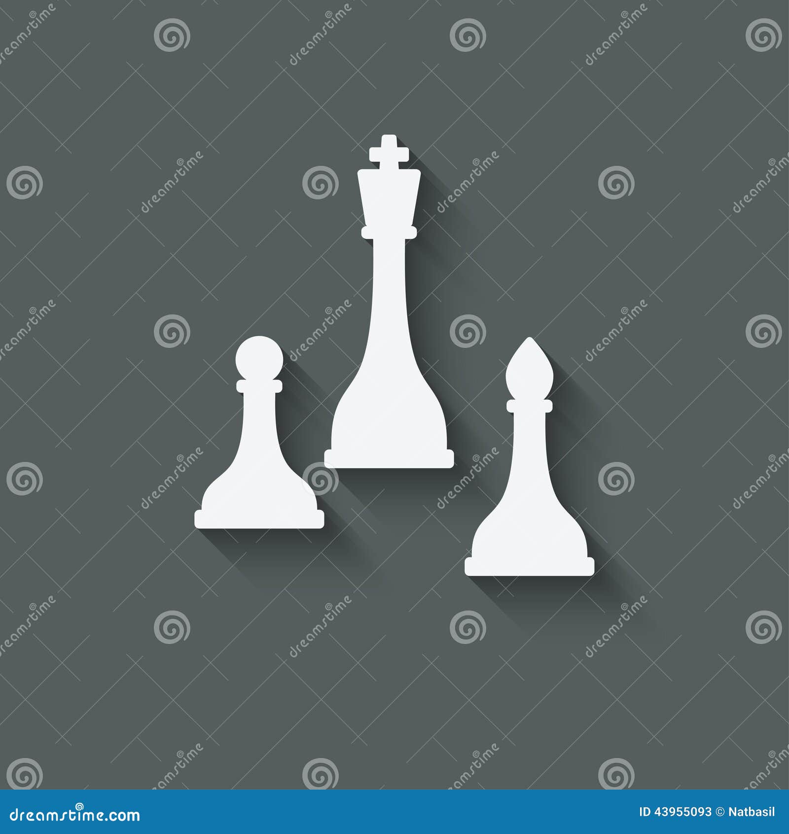 Chess design element stock vector. Illustration of shape - 43955093
