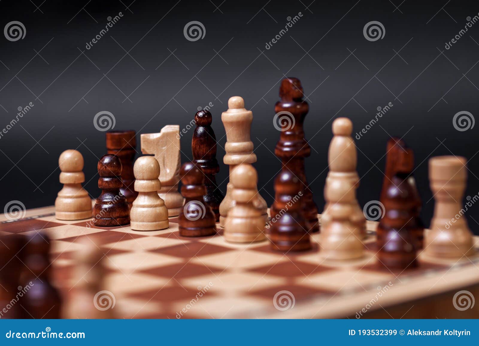 Chess, Different Chess Pieces at Random. the Concept of a Multinational ...