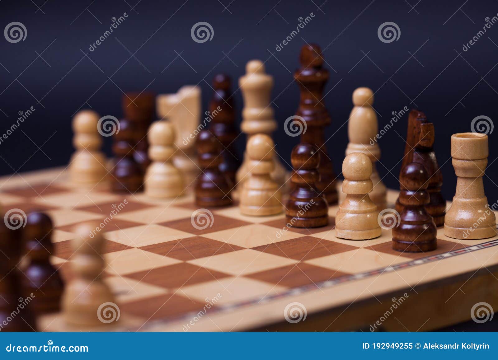 Chess, Different Chess Pieces at Random. the Concept of a Multinational ...