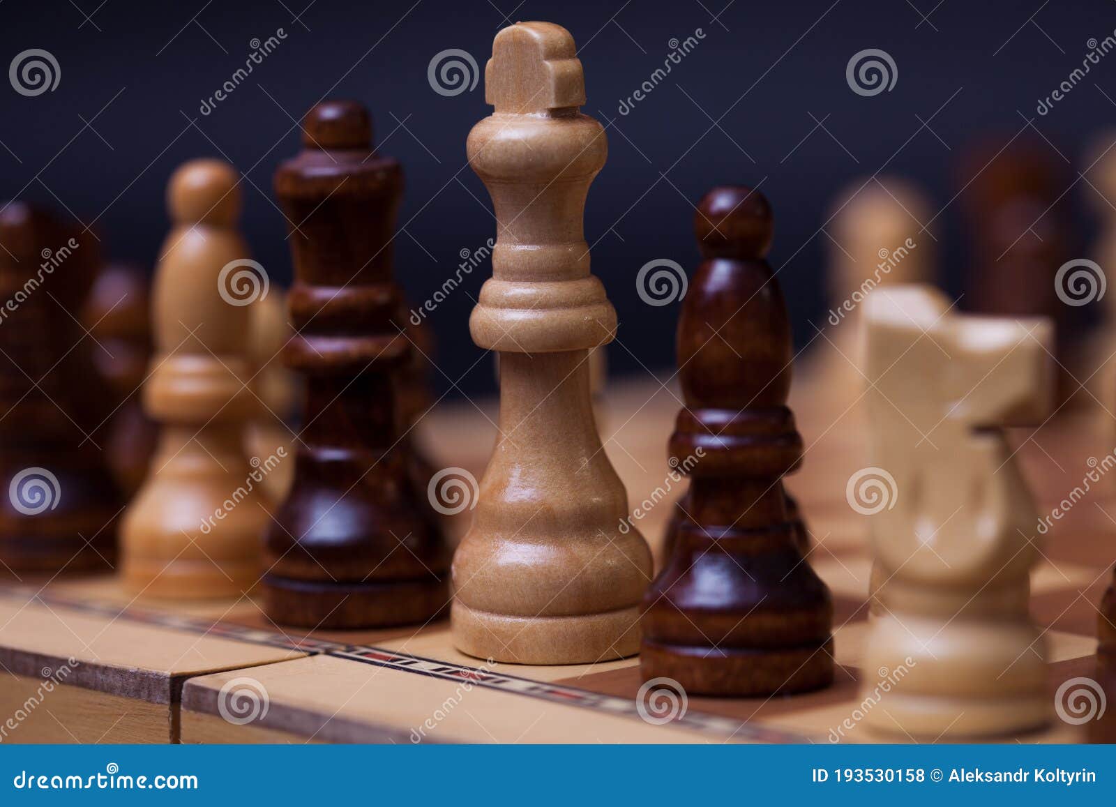 Chess, Different Chess Pieces at Random. the Concept of a Multinational ...