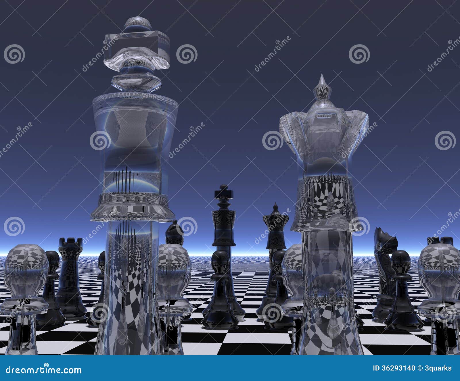 Chess stock illustration. Illustration of planing, opposition - 36293140