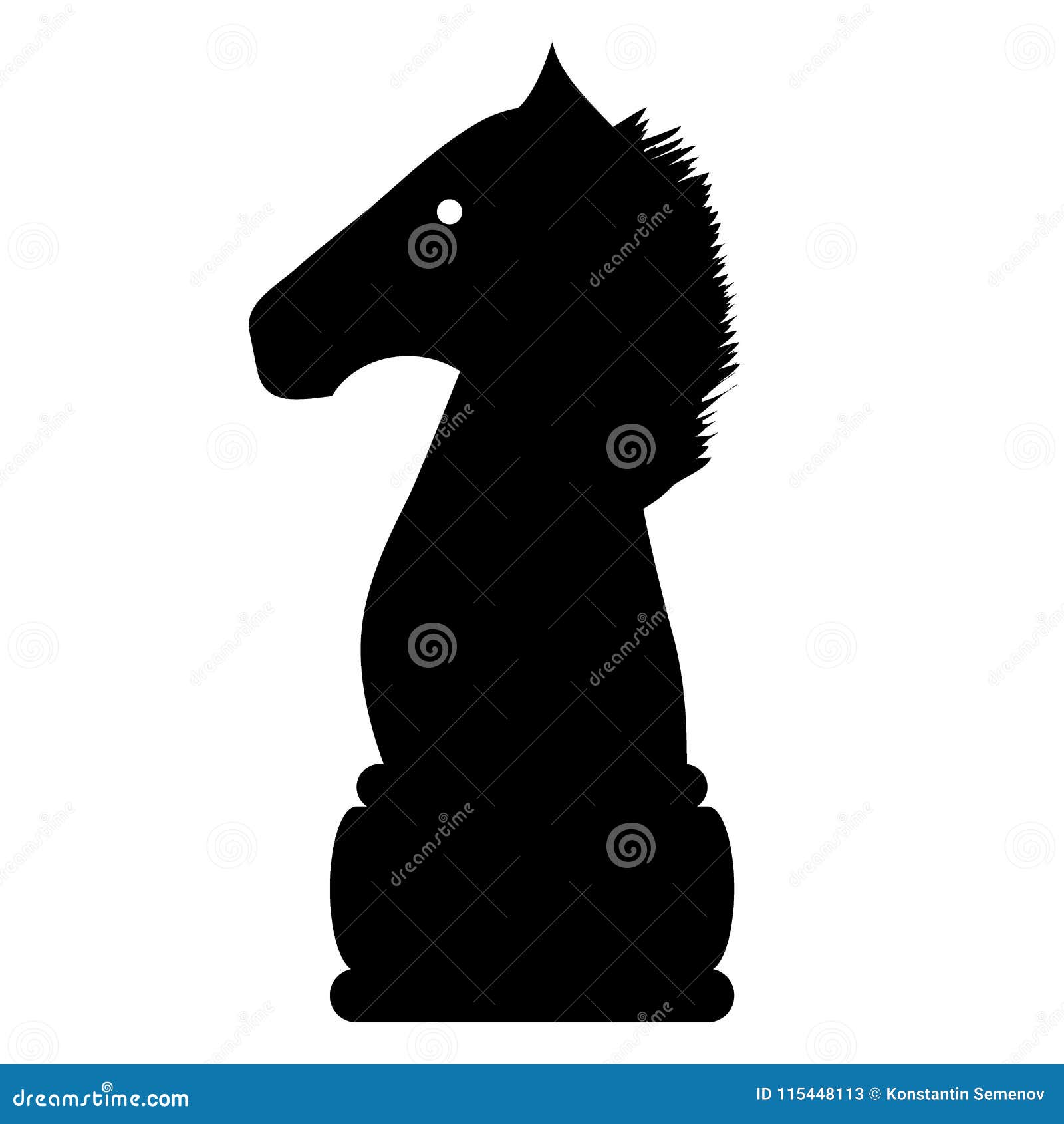 Chess elephant icon. stock illustration. Illustration of sign - 115448113