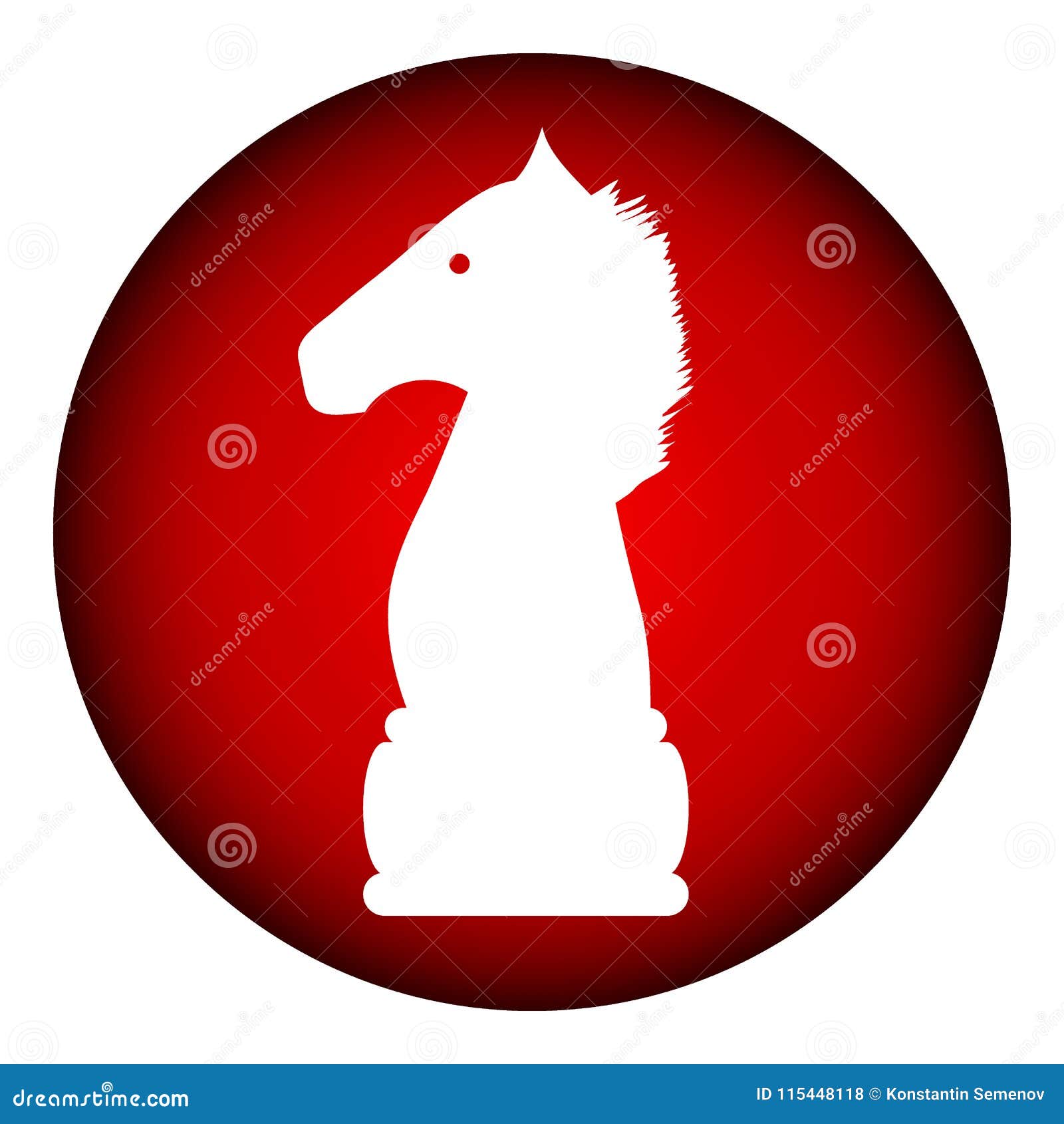 Chess elephant icon. stock illustration. Illustration of chessman ...