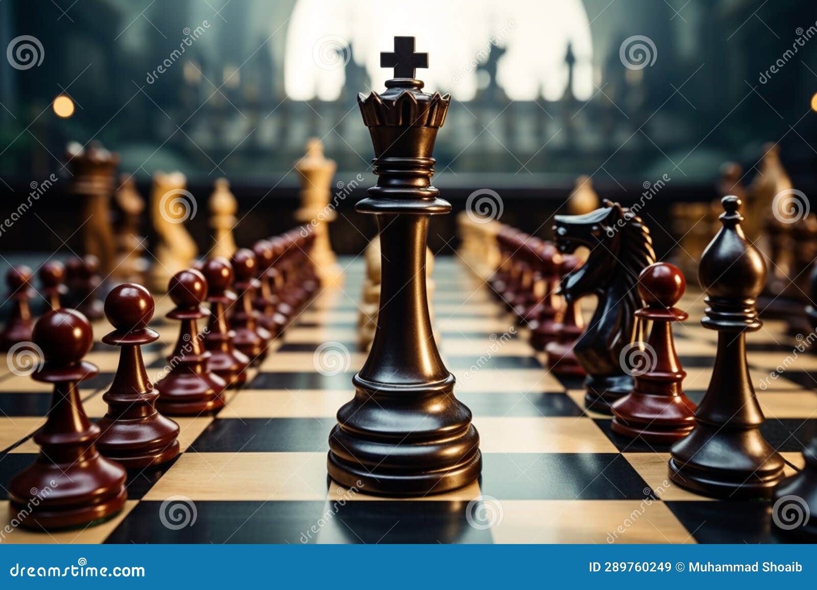 Chess Embossed on a Piece, Controlled by a Hands Calculated Action ...