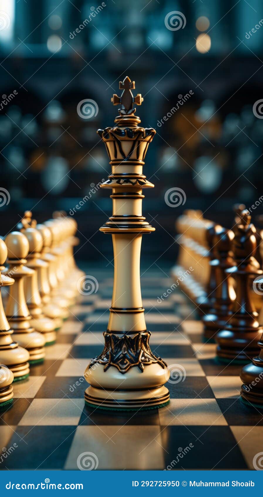 Chess Embossed on a Piece, Controlled by a Hands Calculated Action ...