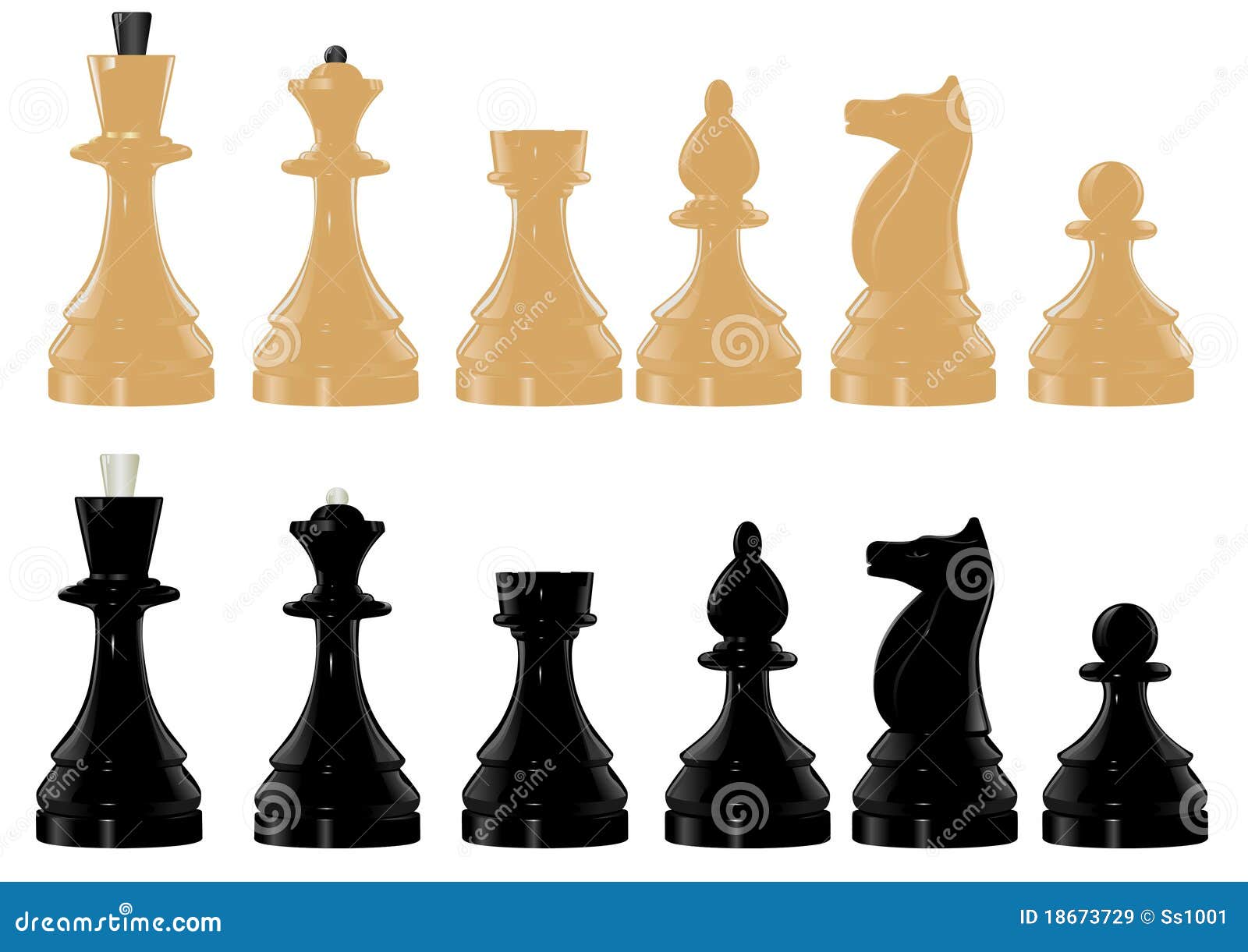 Chess Figure. Vector Pen Drawing | CartoonDealer.com #181389236