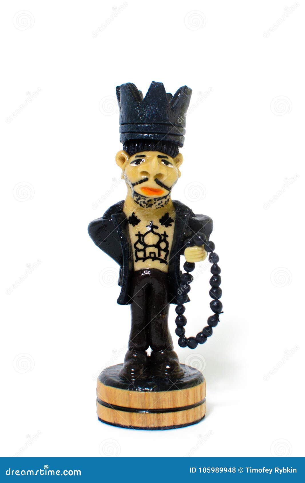 Chess Figure King in the Form of a Prisoner Stock Photo - Image of ...