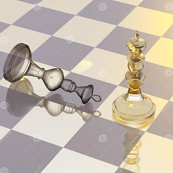 Chess figures 1 stock illustration. Illustration of gamesmanship - 2971374
