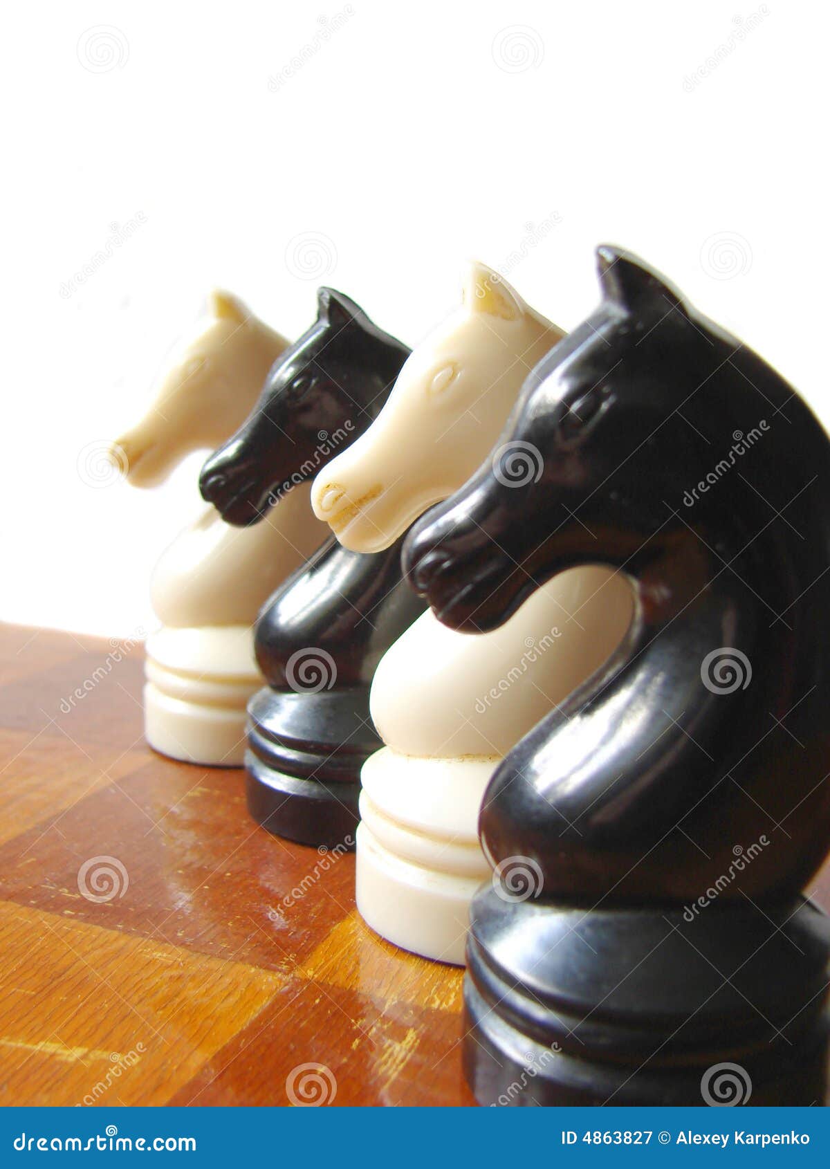 Chess figures 4 stock image. Image of play, left, board - 4863827