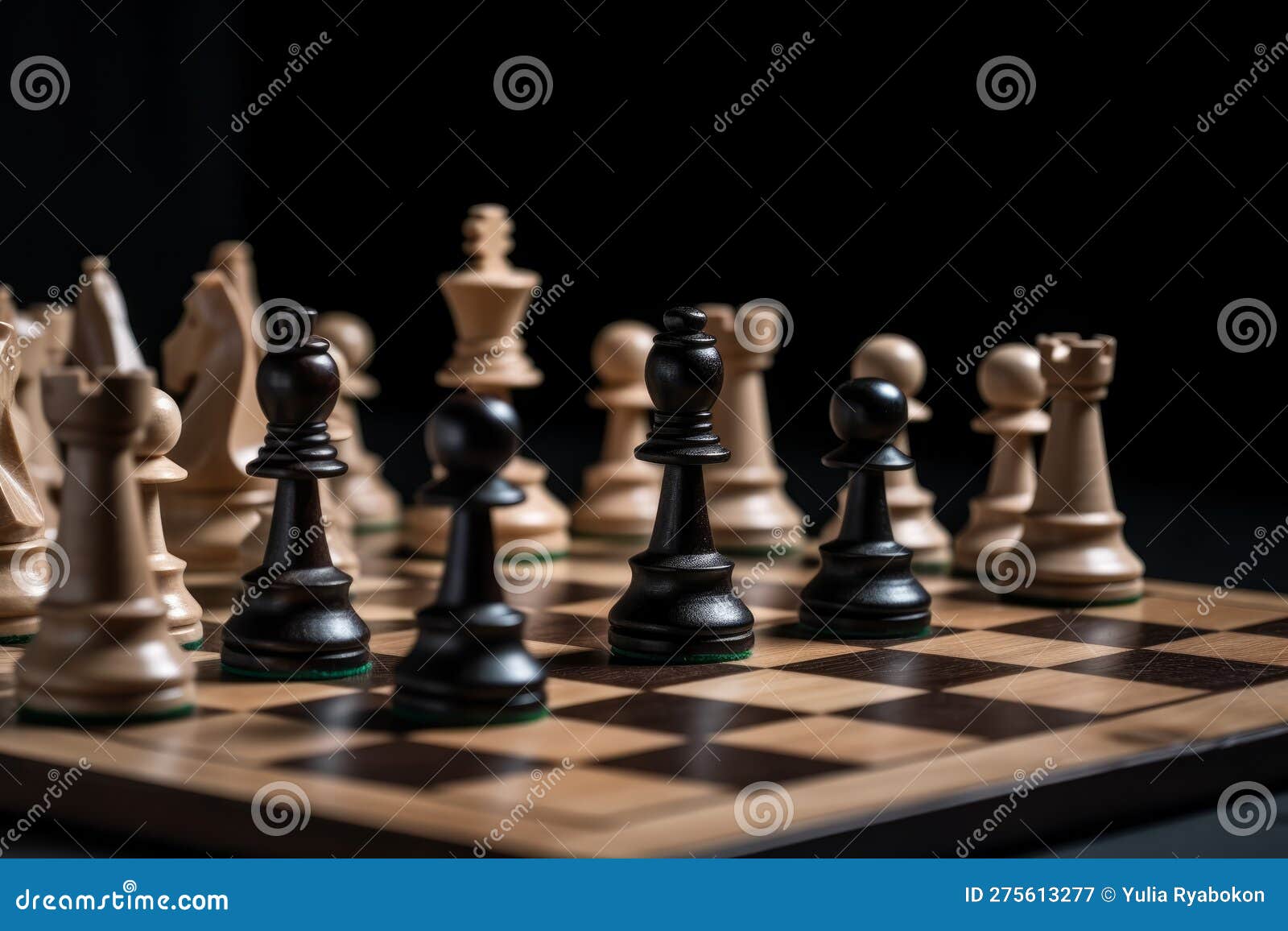 Chess Figures Vector Set. King, Queen, Bishop, Knight Or Horse, Rook ...