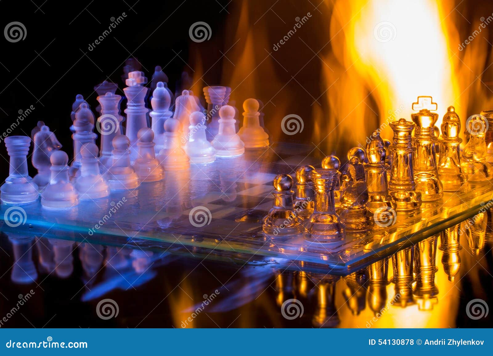 Fire Chess Game Royalty-Free Stock Photo | CartoonDealer.com #27219537
