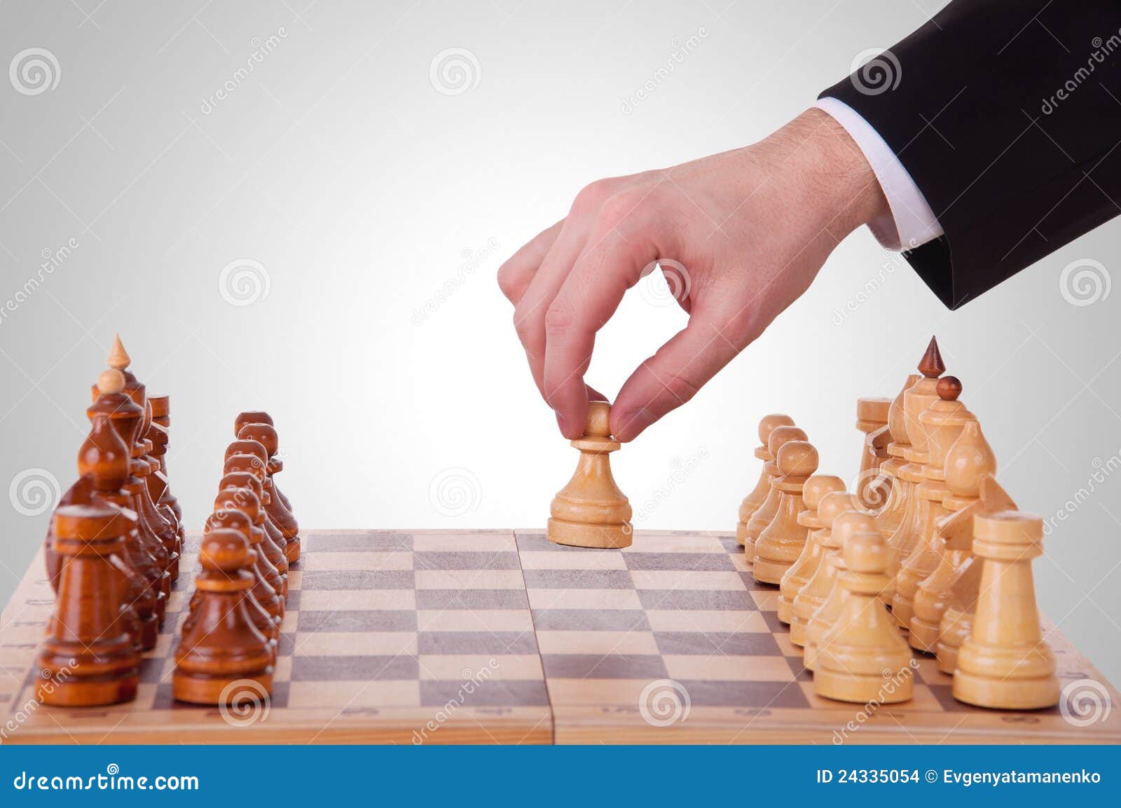 Chess. the first step stock photo. Image of choice, king - 24335054