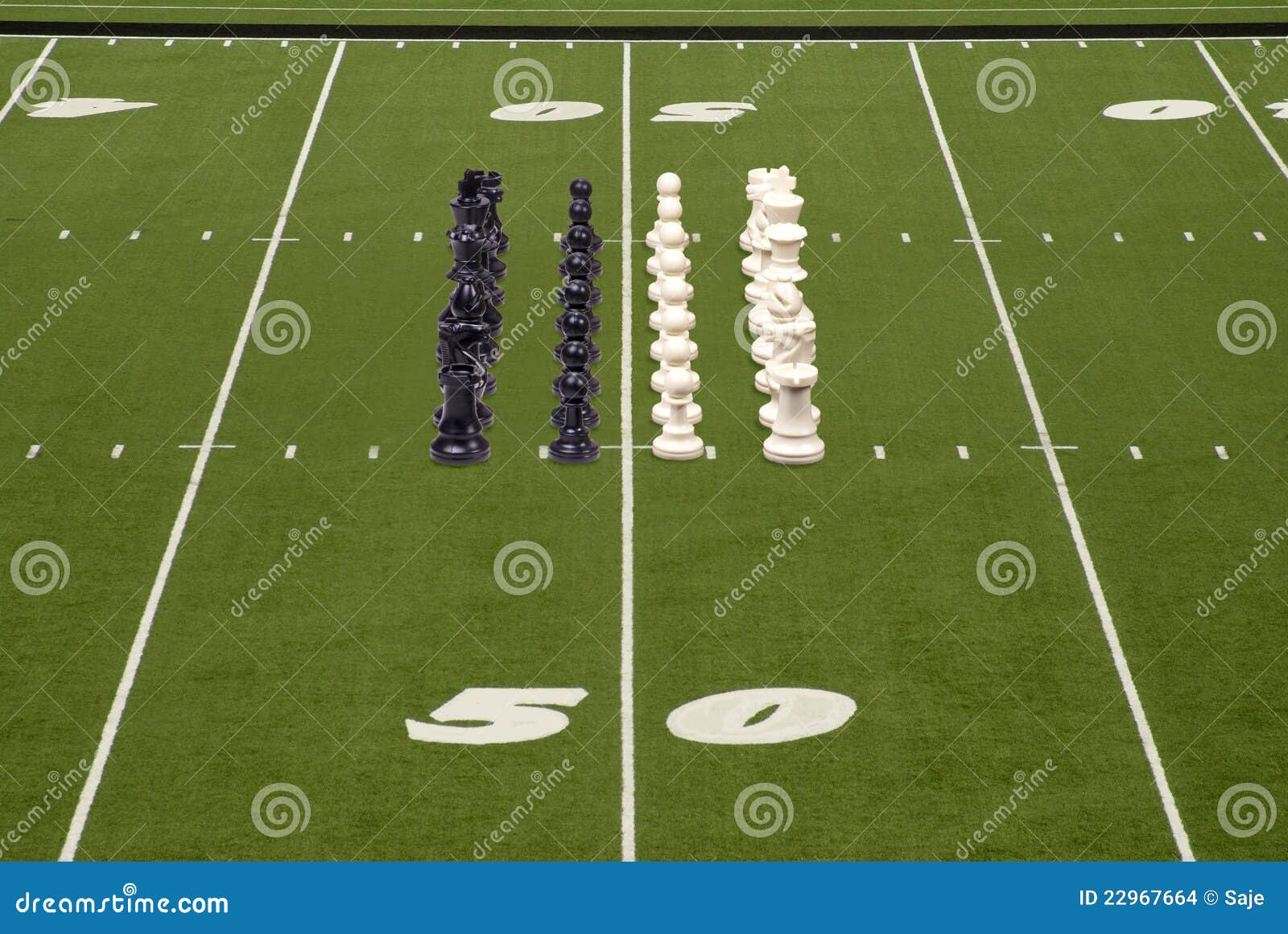 Chess Football Chess Formation Stock Photo - Image of artificial ...