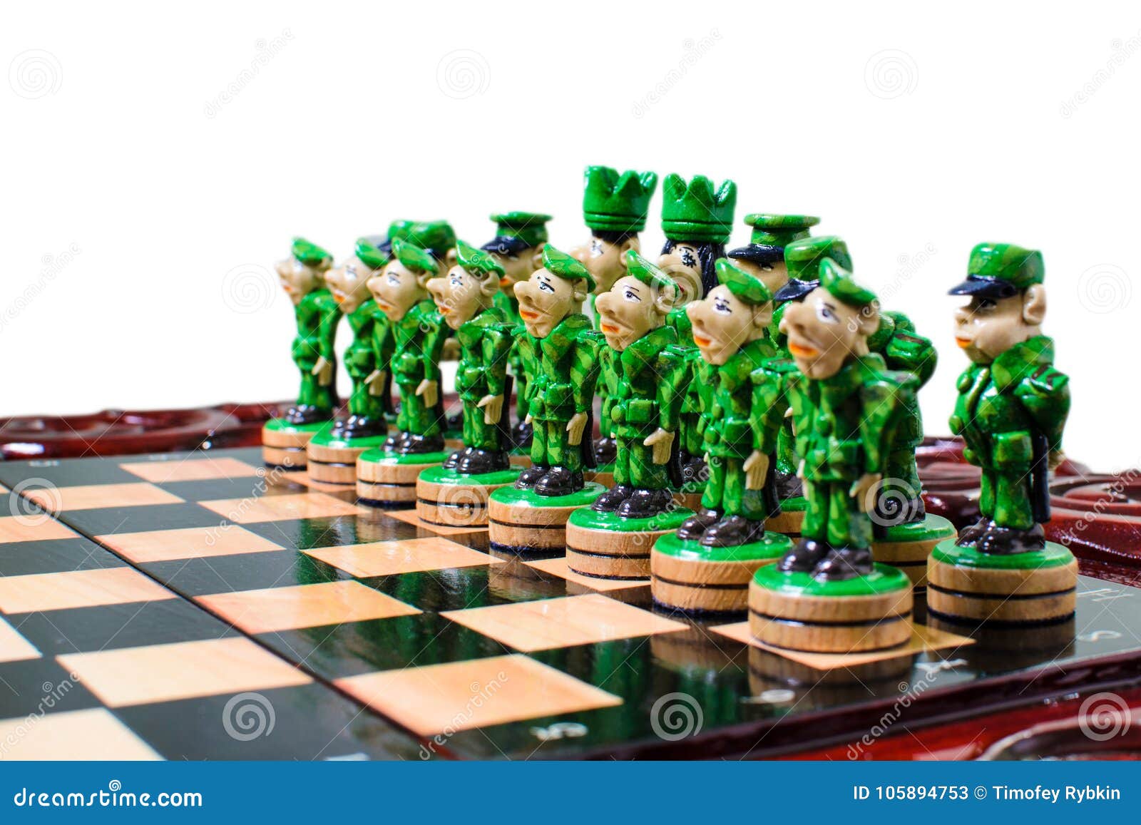 Chess in the Form of Military Against Prisoners on the Board Stock ...