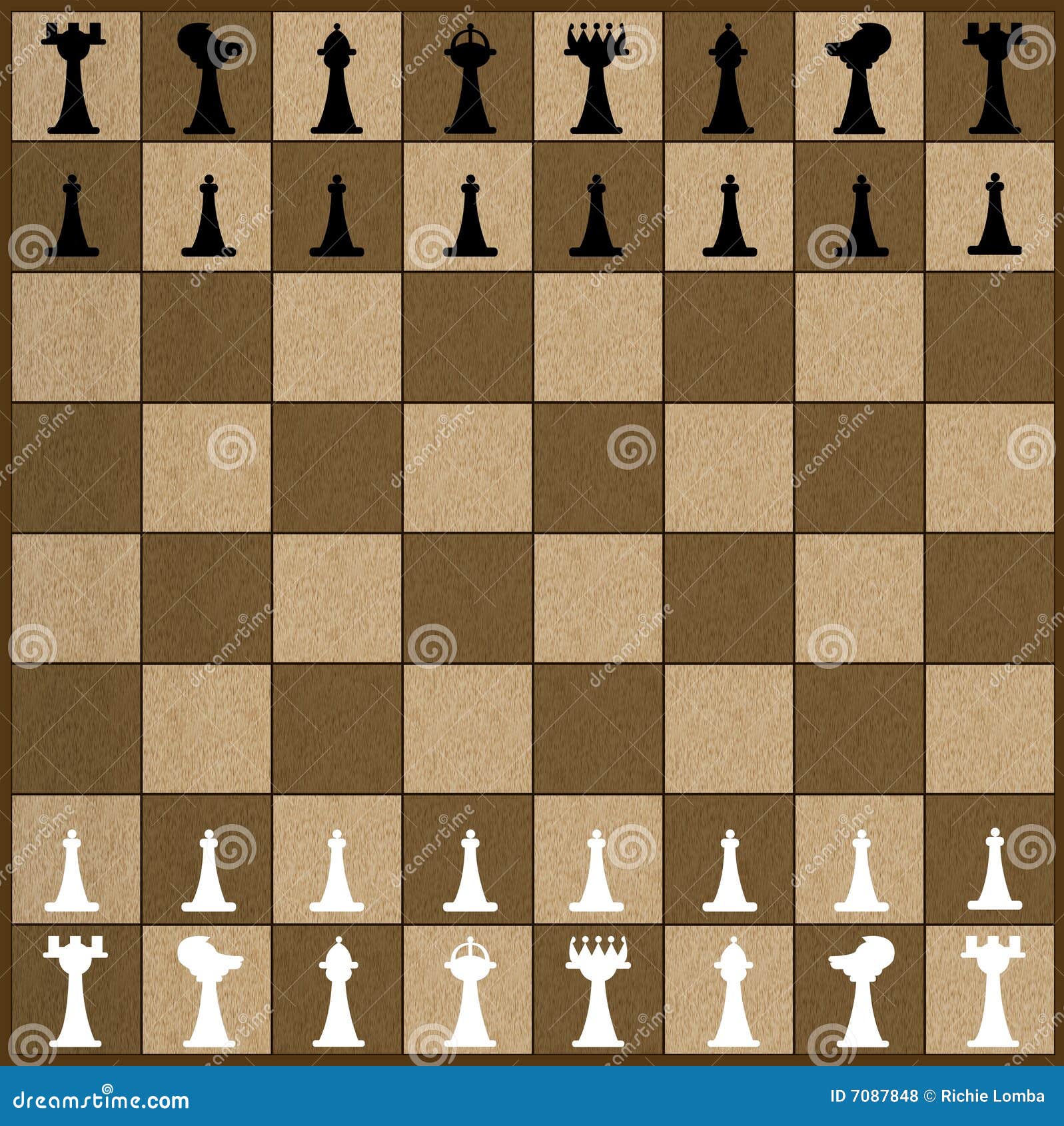 Chess Game stock illustration. Illustration of white, compete - 7087848