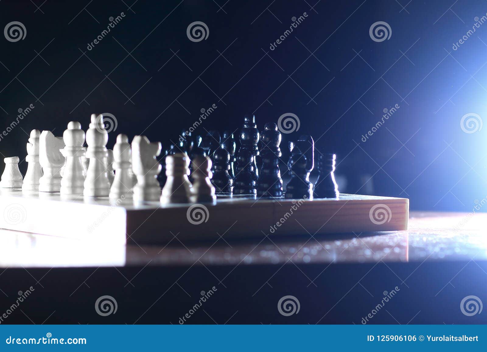 Chess Game. Abstract Composition of Chess Figures Stock Photo - Image ...