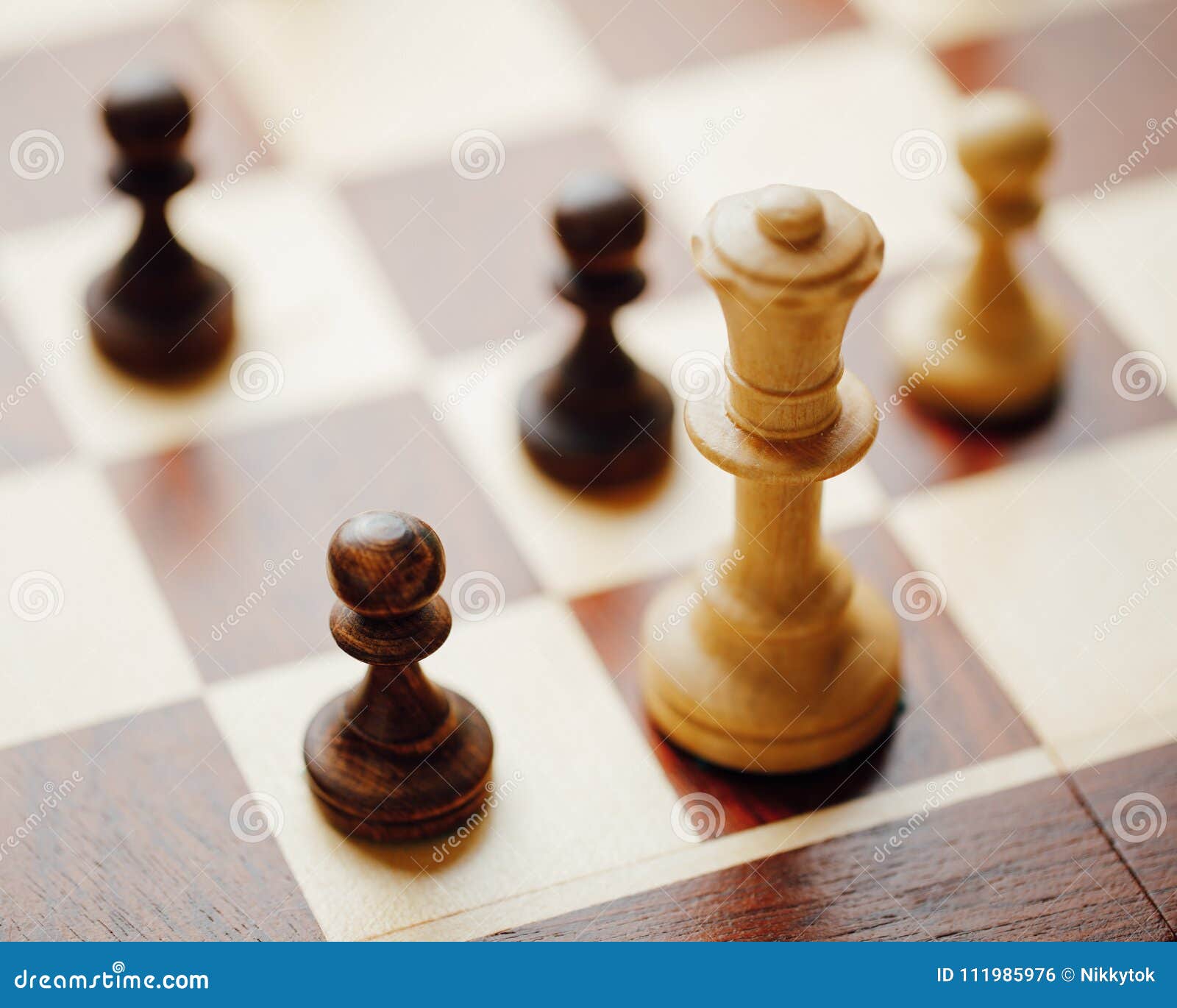 Chess game in action stock photo. Image of action, brown - 111985976