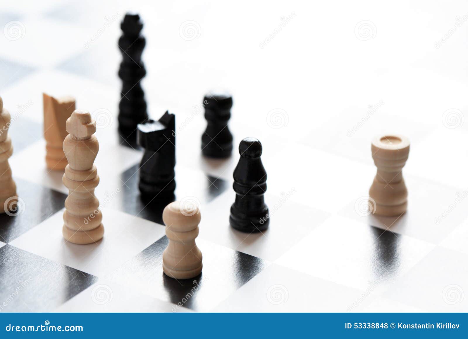 Chess Game stock photo. Image of opposition, chessman - 53338848