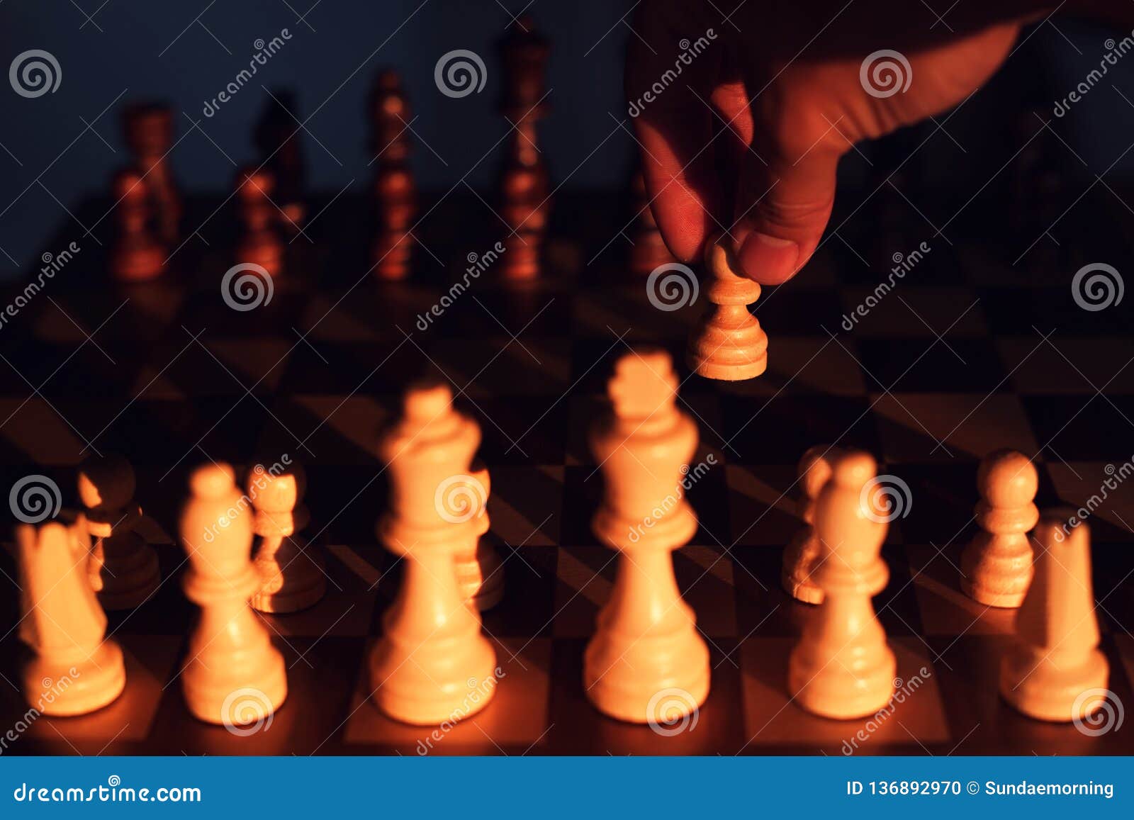 Chess Game, Business Competitive Concept, Encounter Difficult Situation ...