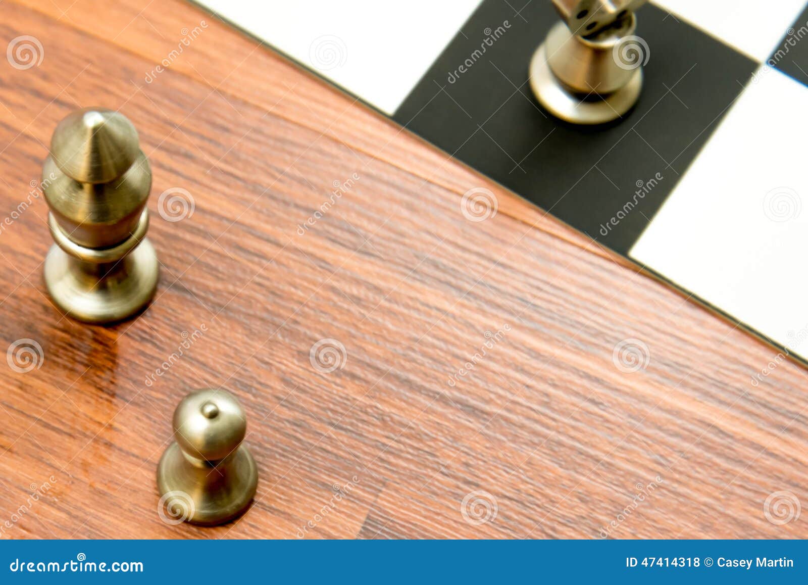 Chess Game - Captured Pieces on Side of the Chessboard Stock Photo ...