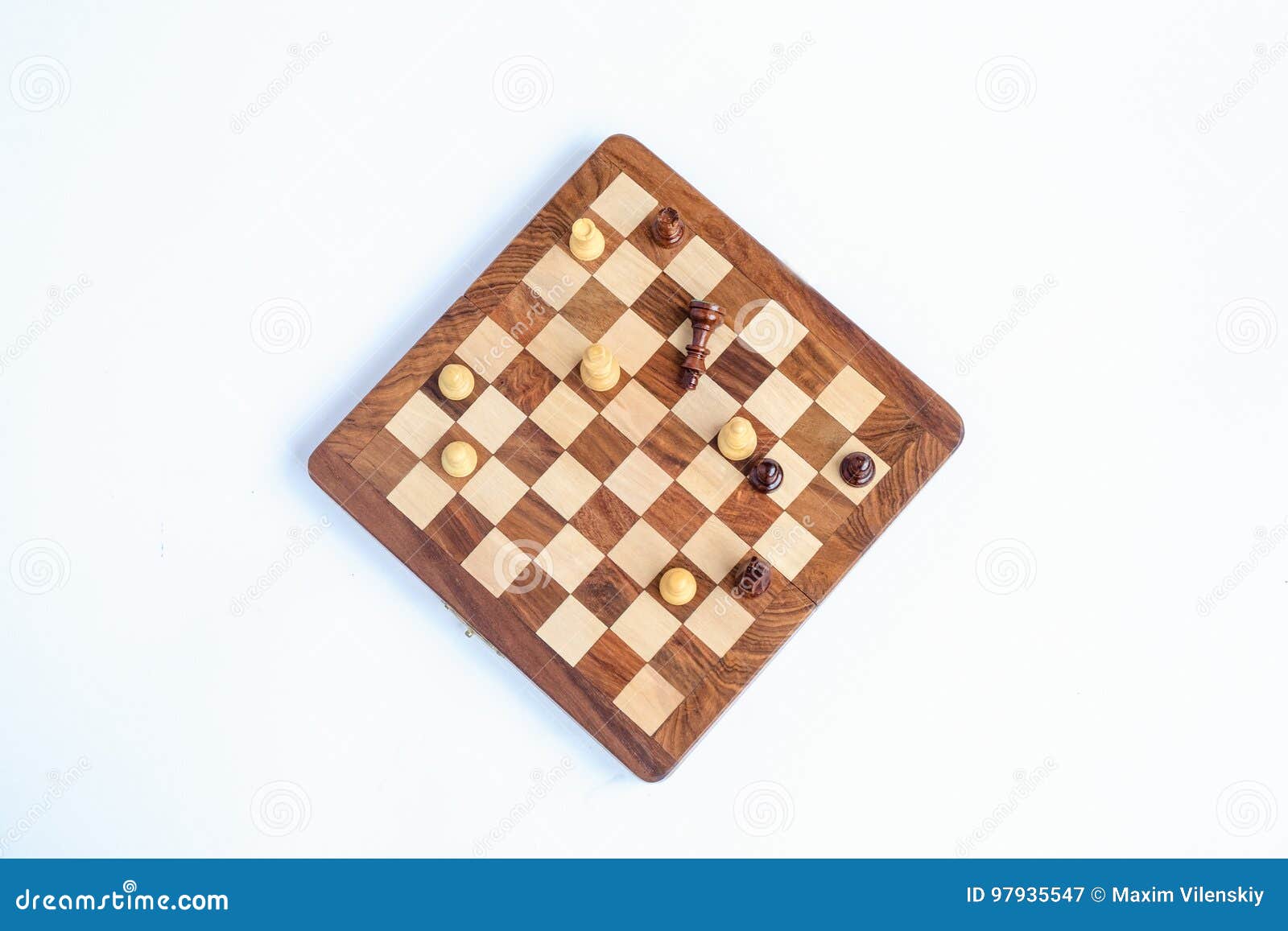 Chess Game. Chess King is Checkmated, Chess Game Over Stock Image ...