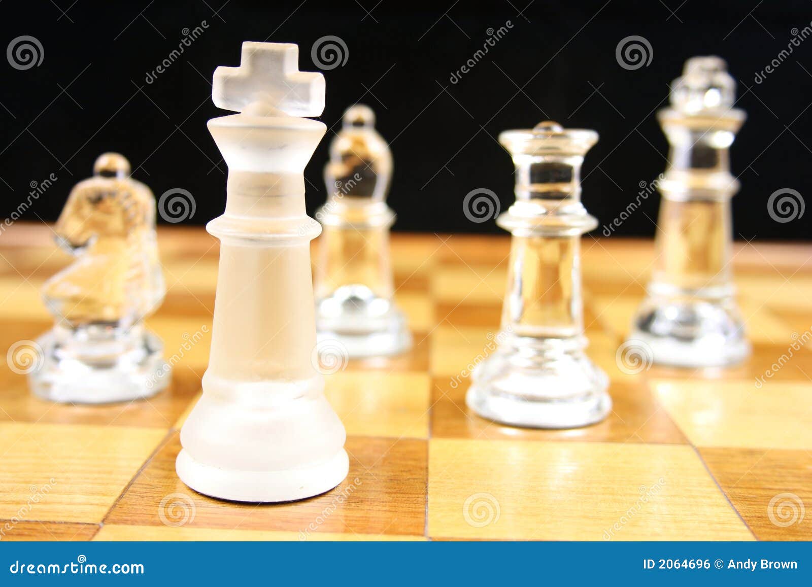Chess Game - Focus On The King Picture. Image: 2064696