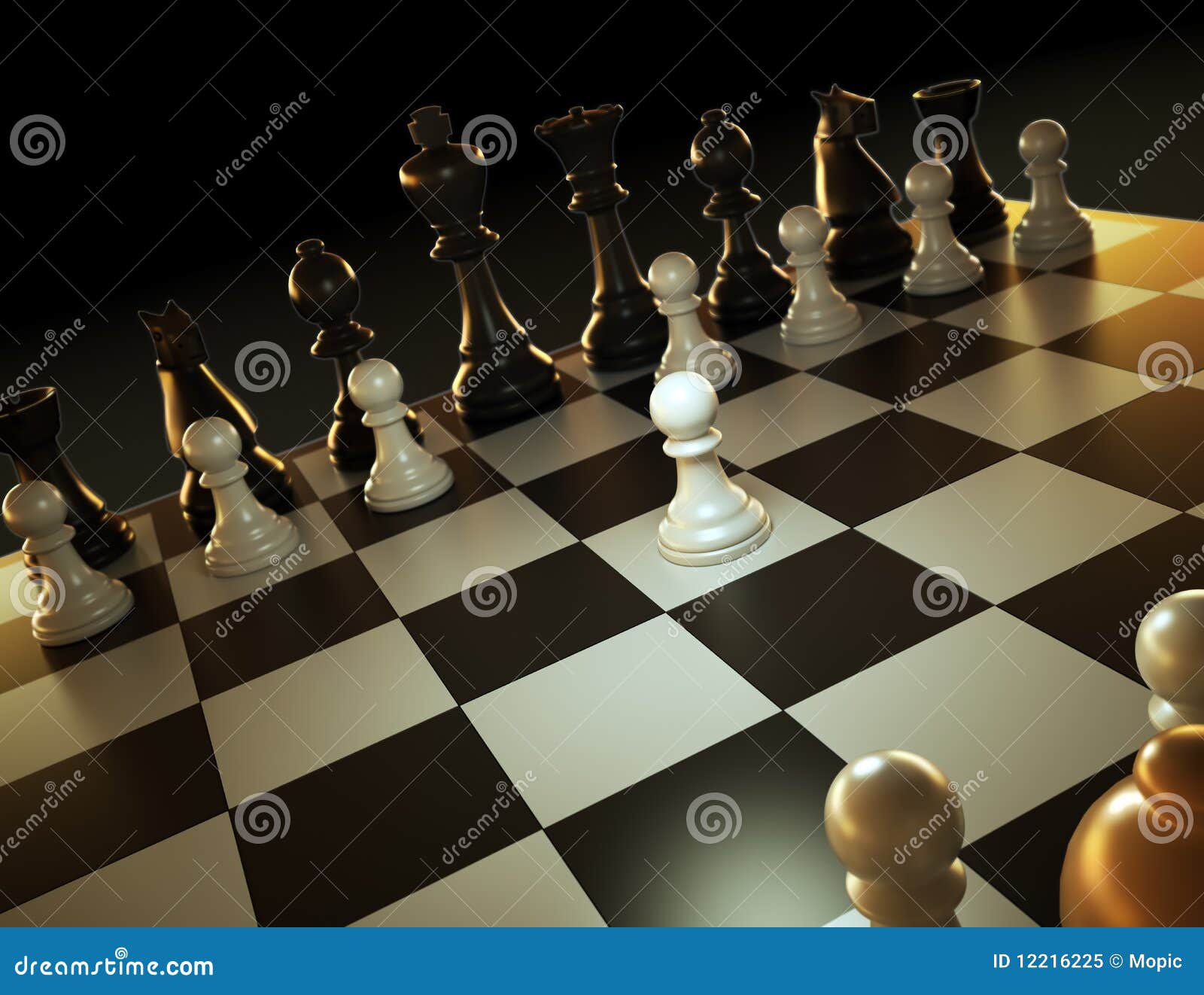 Chess Game, Checkmate Cartoon Vector Illustration | CartoonDealer.com ...