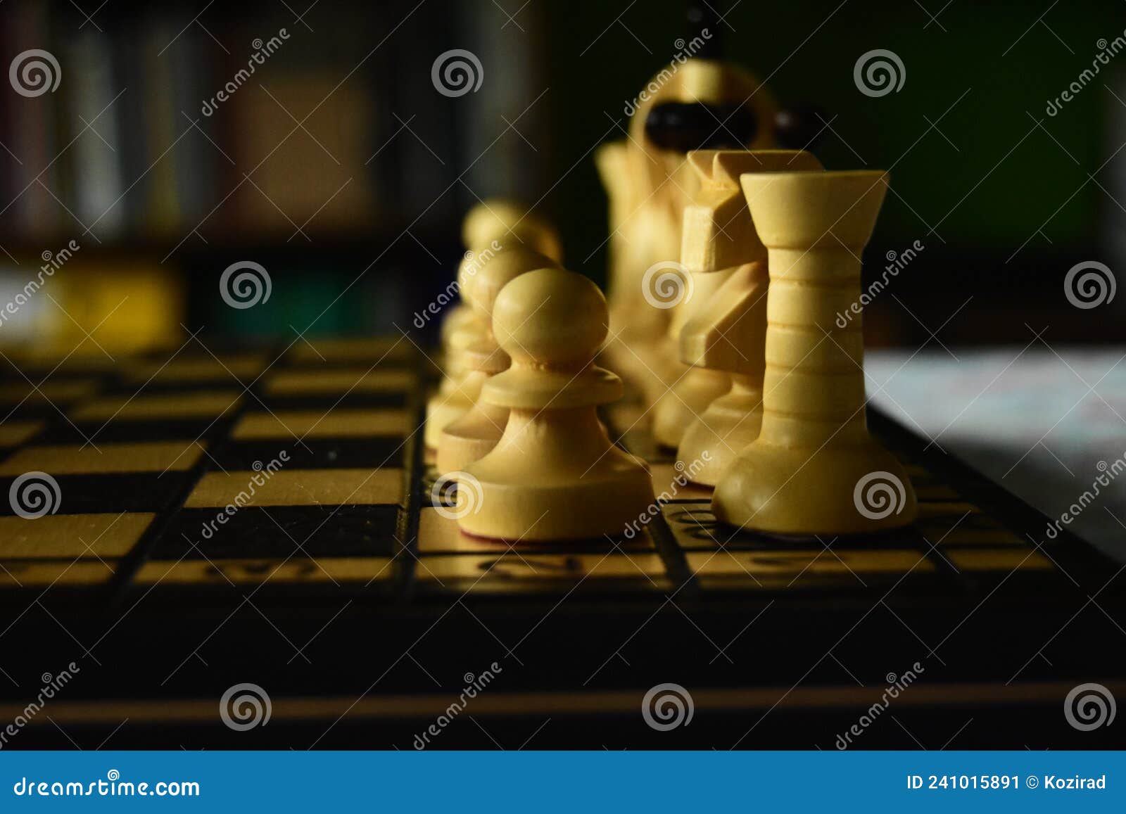 Chess. A Game That Needs Planning. A Game With Figures, Queen, Rook ...