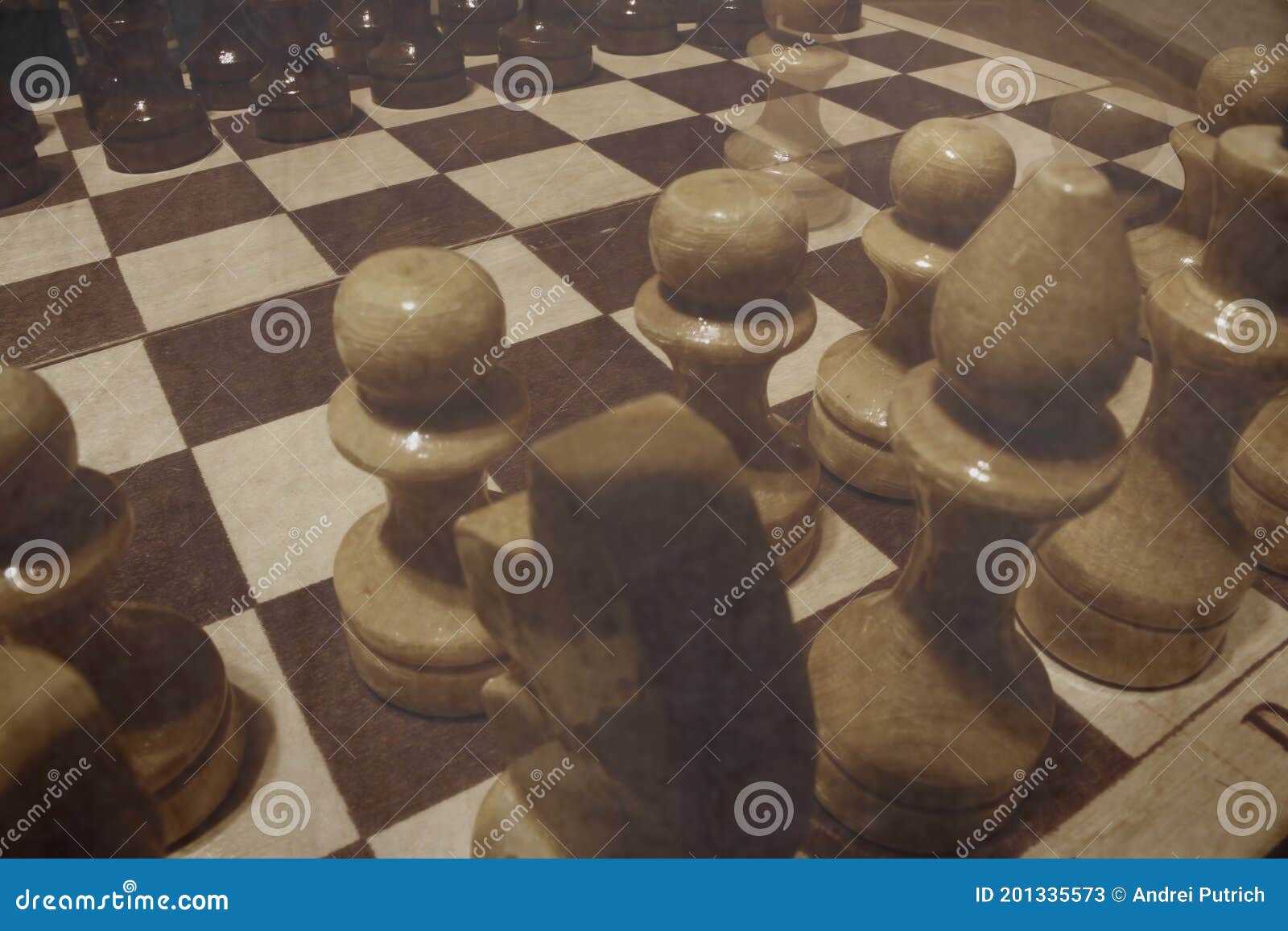 Chess game pawn E2-E4 ... stock image. Image of chess - 201335573