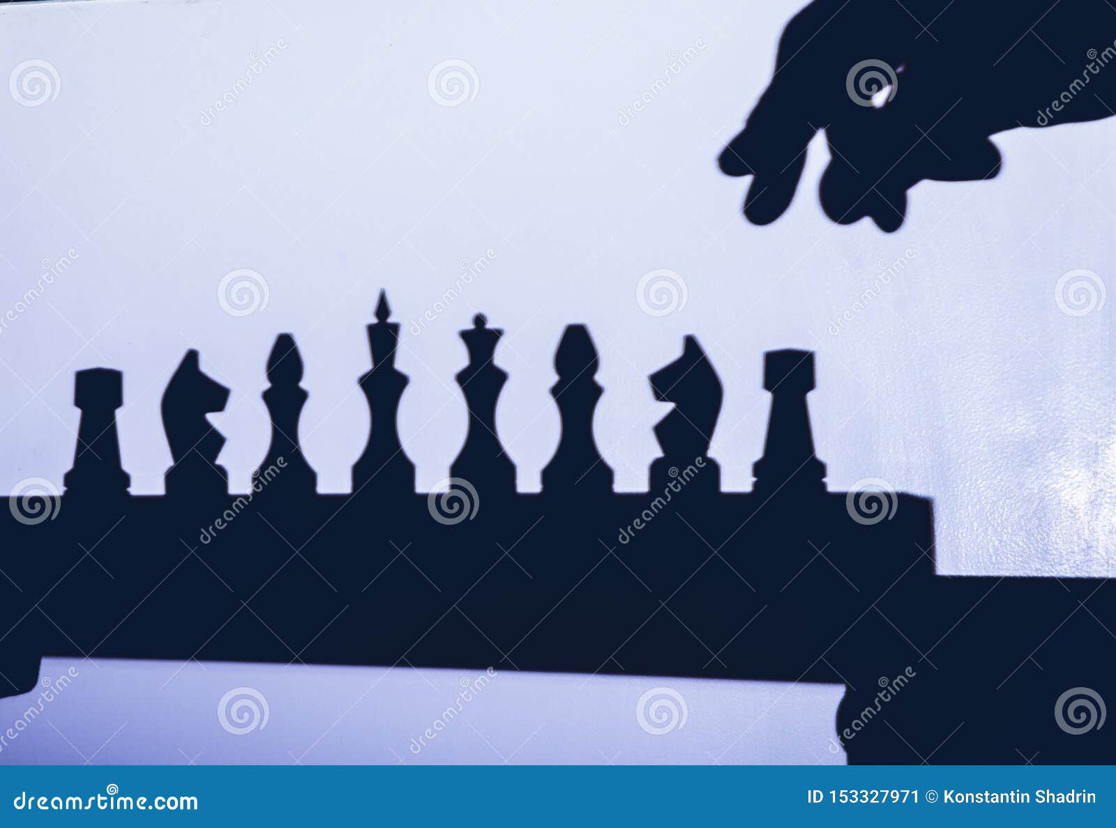 Chess Game, Chess Piece on the Floor, Chess Silhouettes Stock Image ...