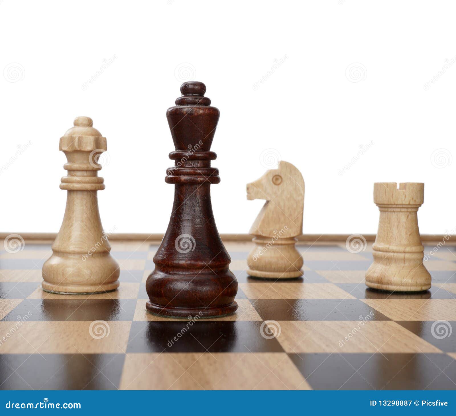 Chess game pieces stock image. Image of decision, defeat - 13298887