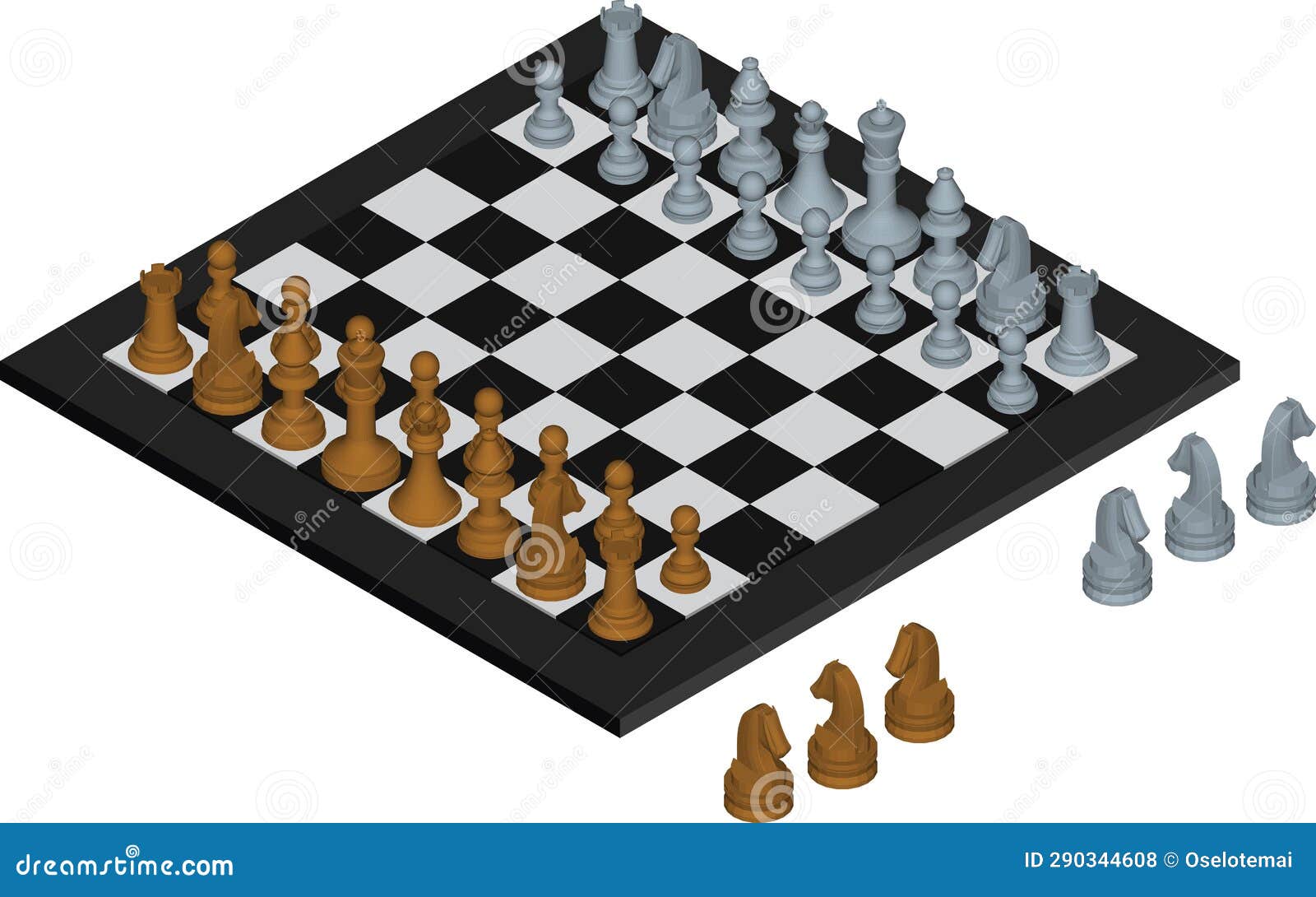 Chess Game Planning the First Turn,competitive Strategy Planning ...