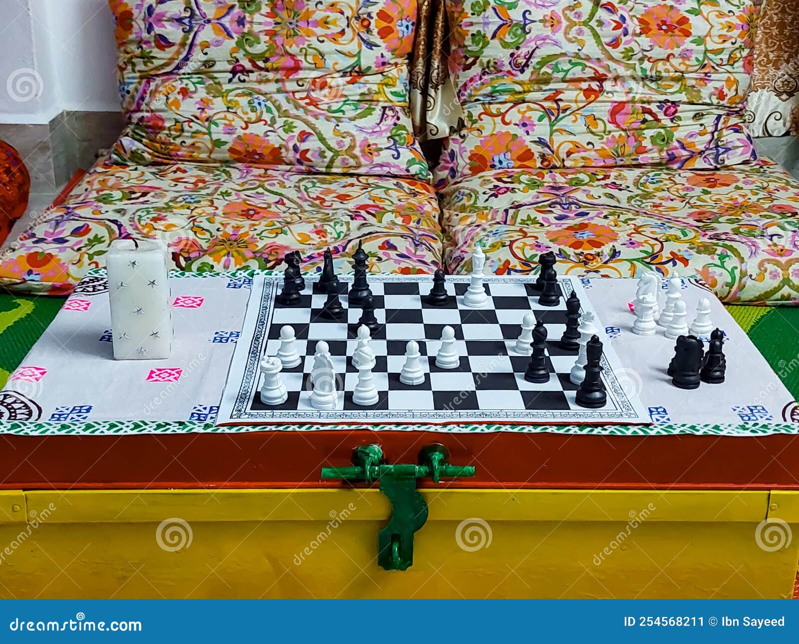 Chess Game Playing As a Indoor Game Stock Image - Image of sitting ...