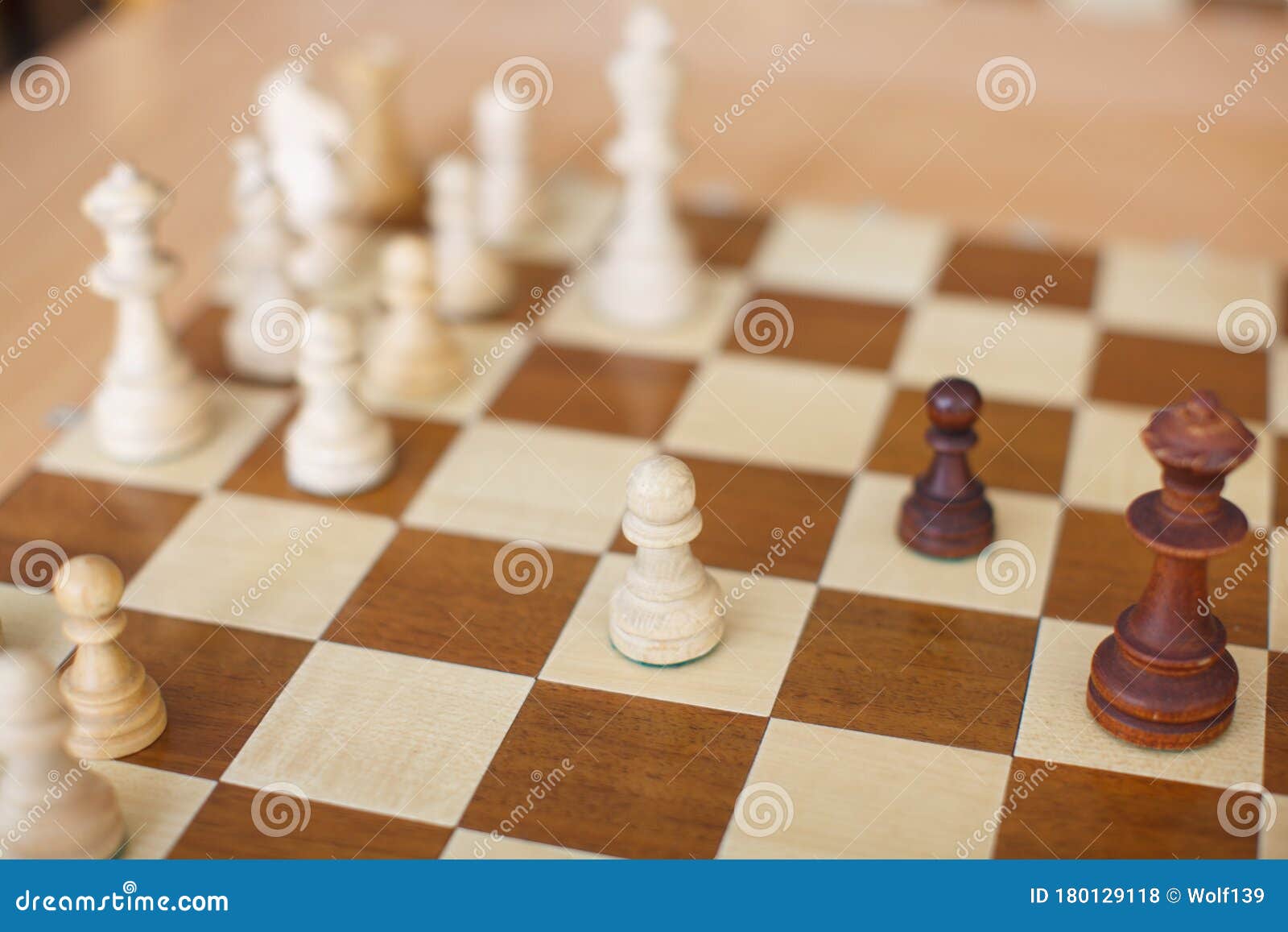 Chess Game, Retro, Battle Strategy Stock Photo - Image of task, white ...