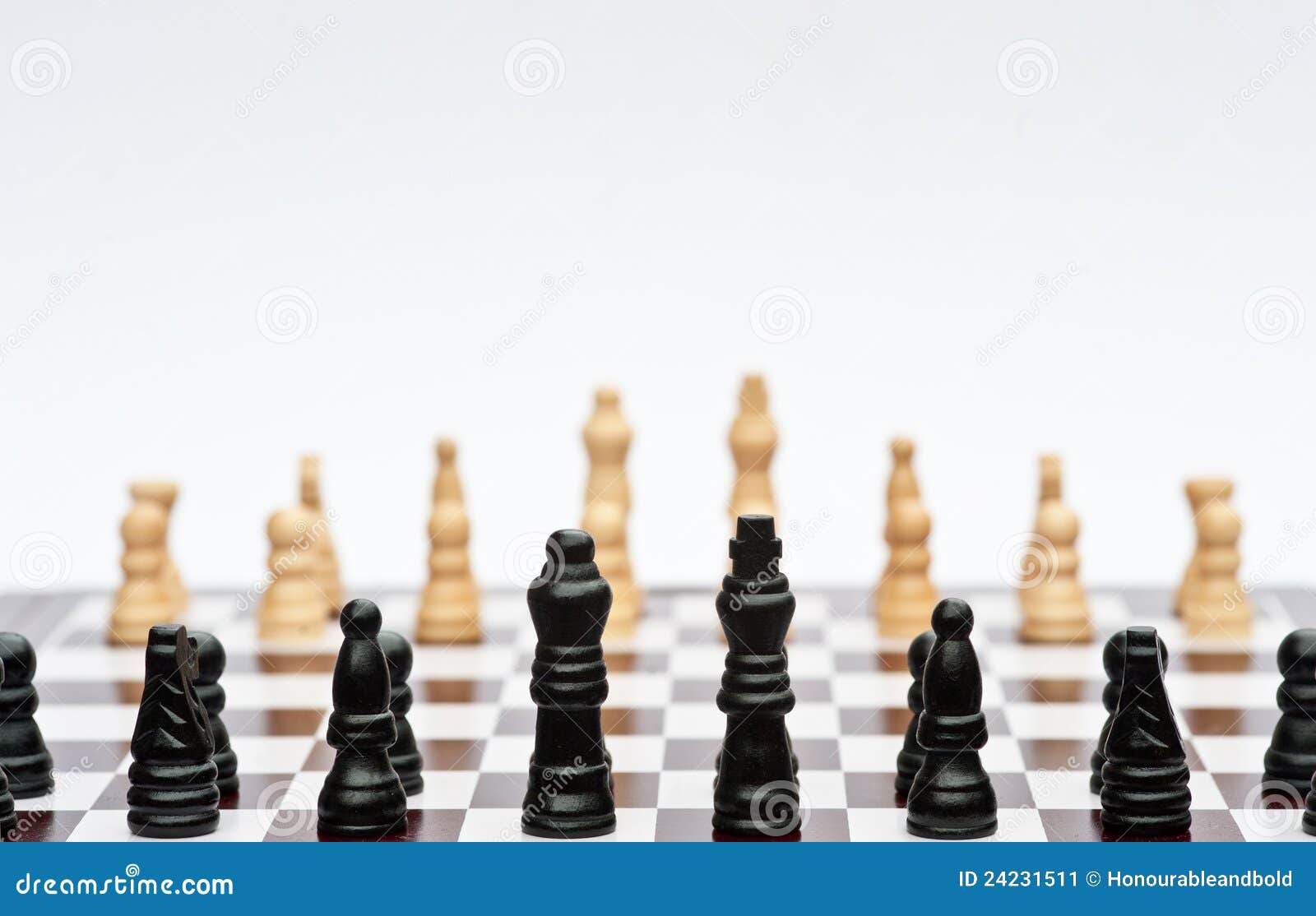 Chess Game of Strategy Business Concept Stock Image - Image of ...