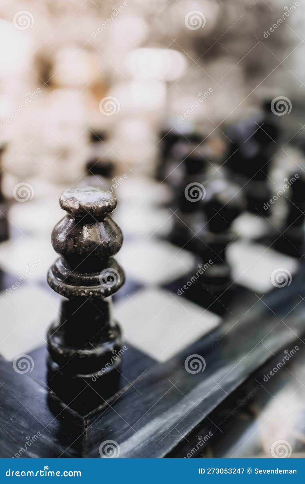 Chess Game, Strategy and Decision Making Stock Image - Image of success ...
