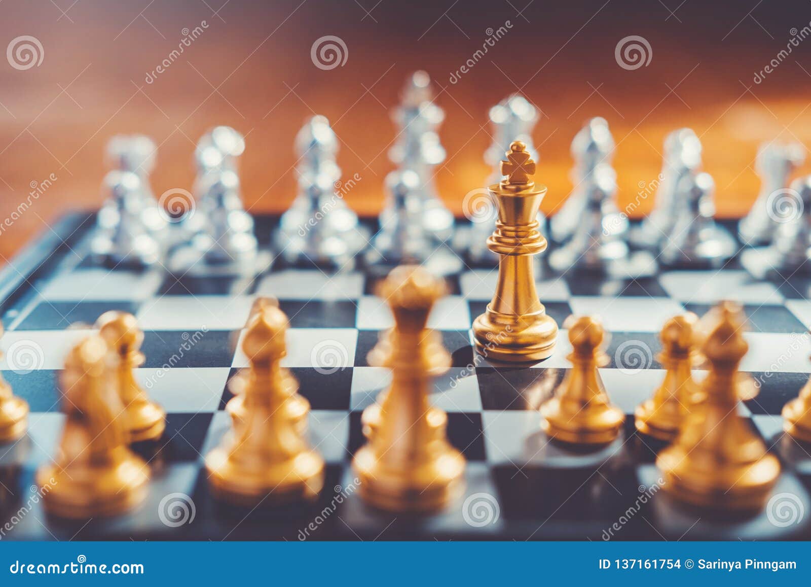Chess Game of Successful Business Leader Concept Stock Photo - Image of ...