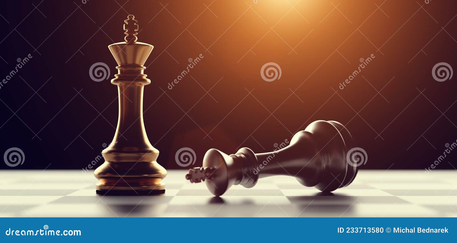 Chess game - win and lose. stock photo. Image of king - 233713580
