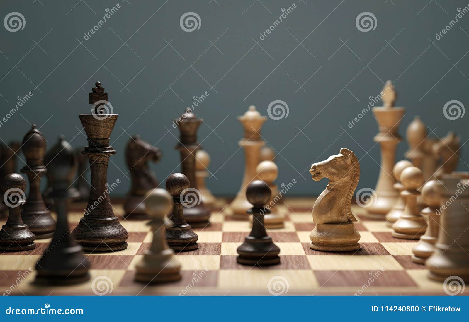Chess Game Winning Strategy Mind Stock Photo - Image of achieve ...