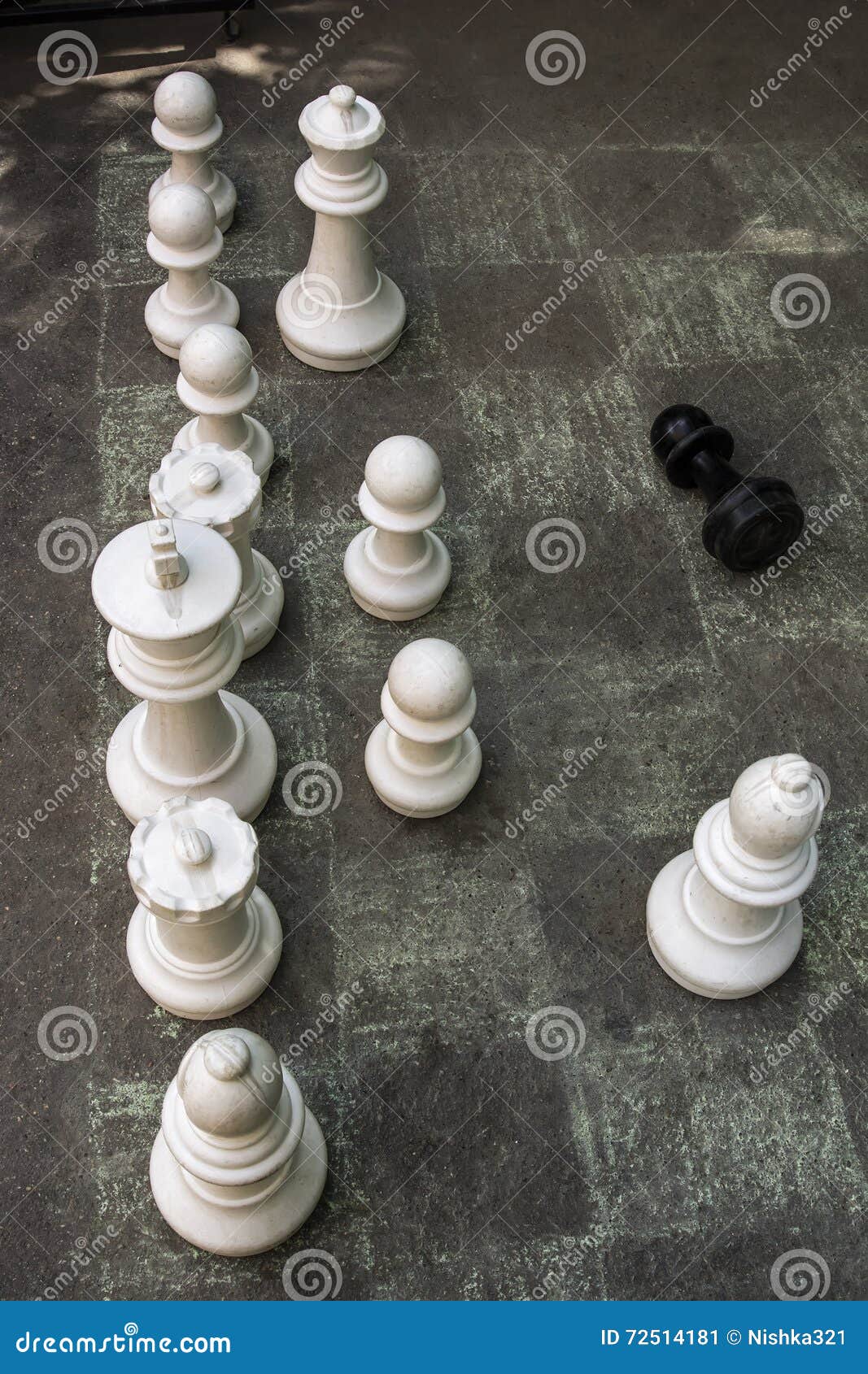Chess on the ground stock image. Image of geometric, challenge - 72514181