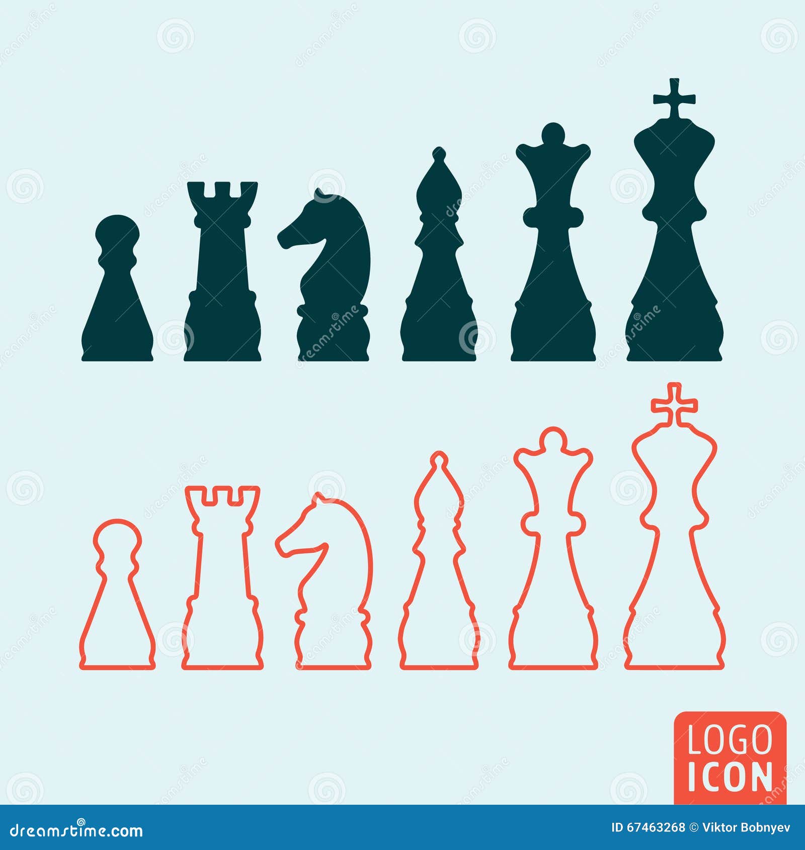 Chess icon stock vector. Illustration of element, button - 67463268