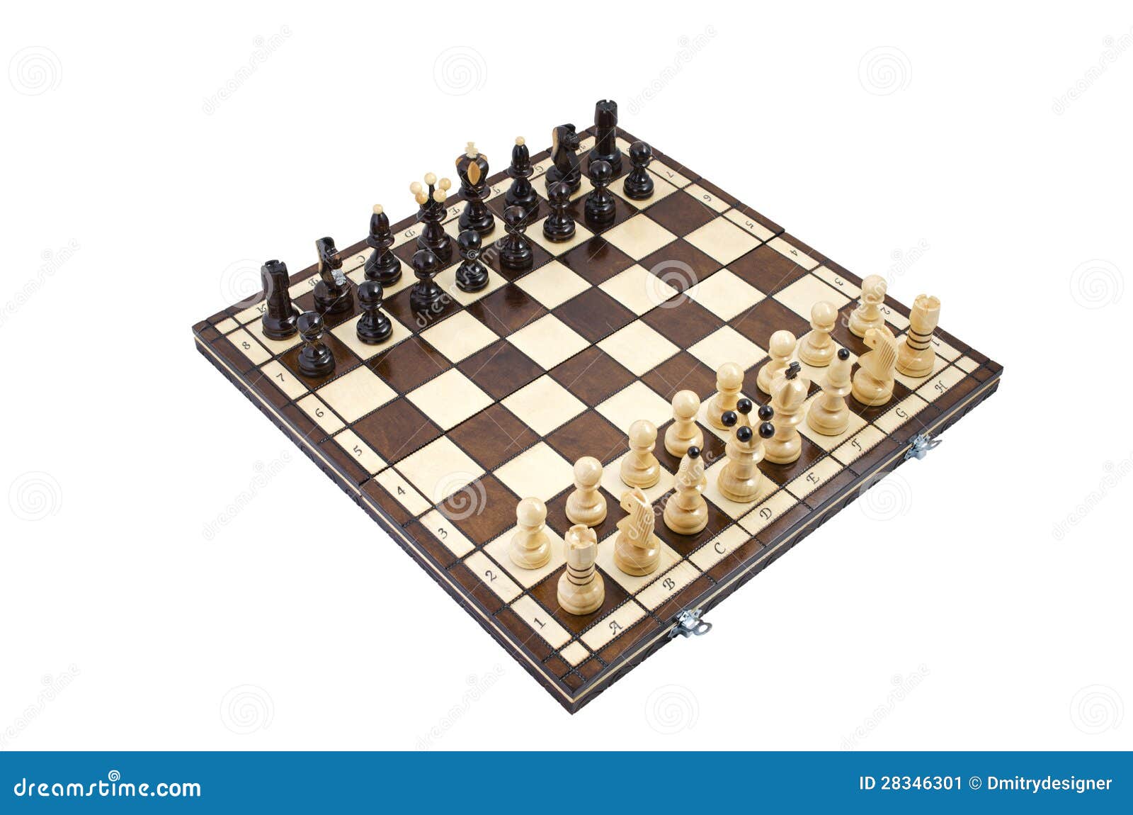 Chess, isolated over white stock image. Image of game - 28346301