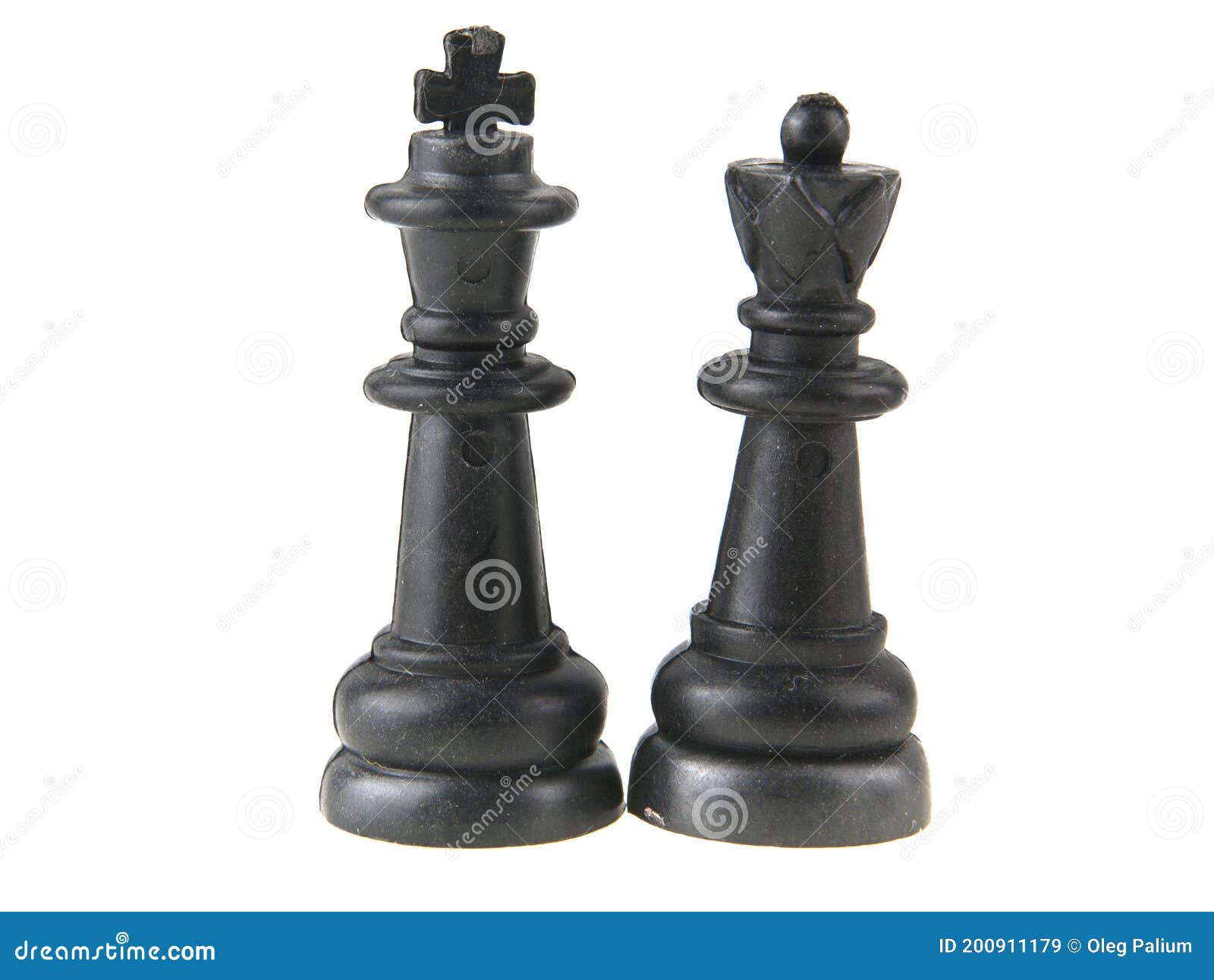Chess Isolated on White Background Stock Image - Image of battle, king ...