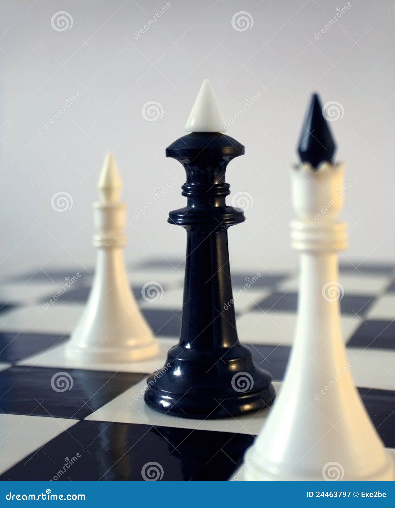 Chess in its contrast stock image. Image of stand, winning - 24463797