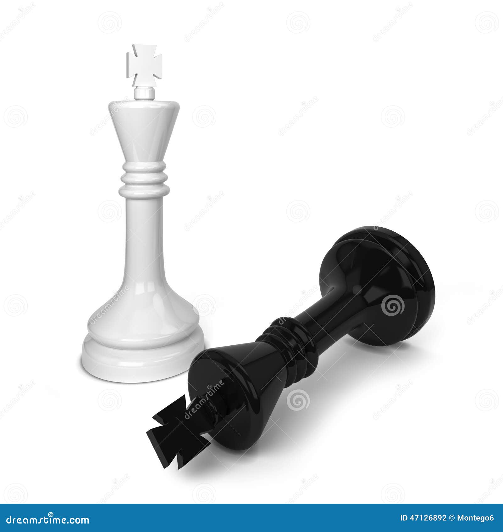 Chess king defeated stock illustration. Illustration of king - 47126892