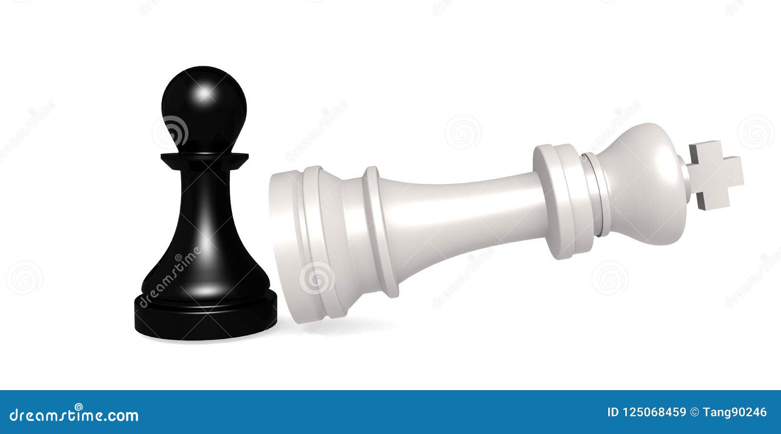 Chess King Pieces Checkmate Stock Illustration - Illustration of game ...