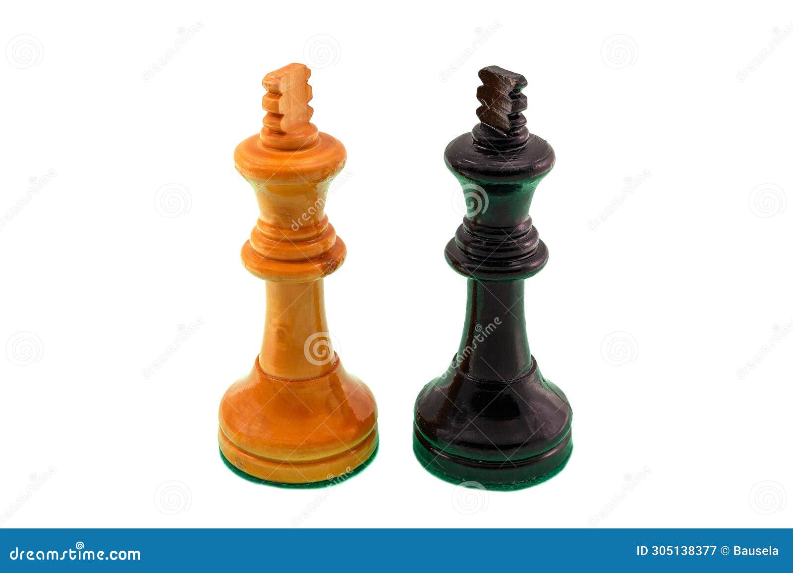 Chess Kings, Black and White, Side by Side Stock Image - Image of board ...