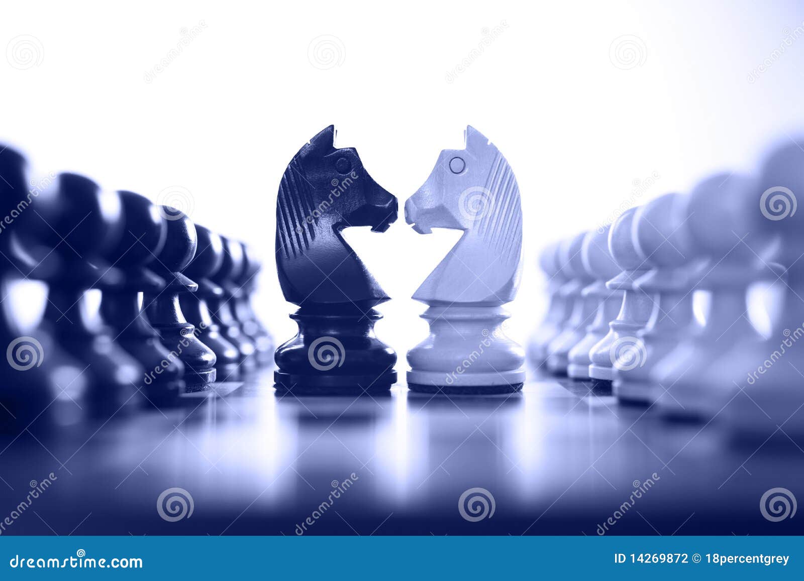 Chess Knight Line Icon. Marketing Strategy. Neon Light Speech Bubble ...