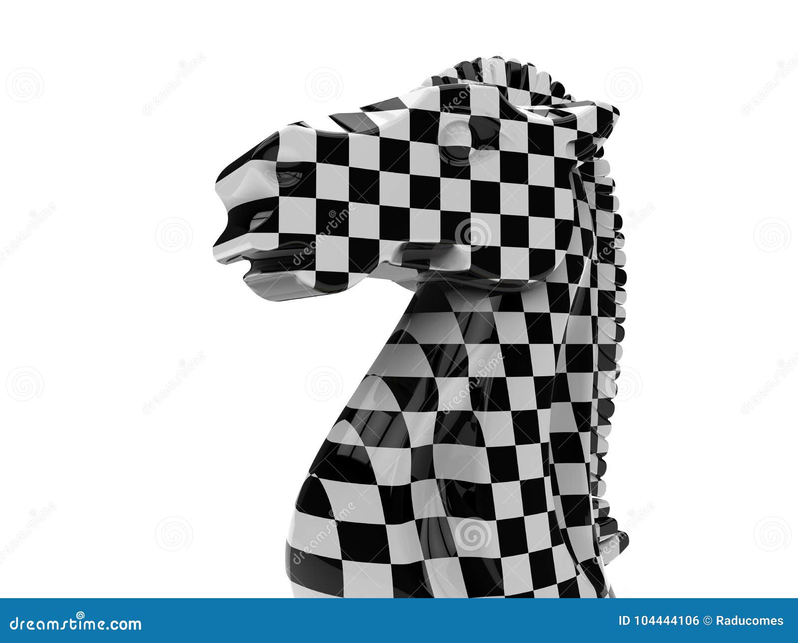 Chess Knight - Check Pattern Stock Illustration - Illustration of sport ...