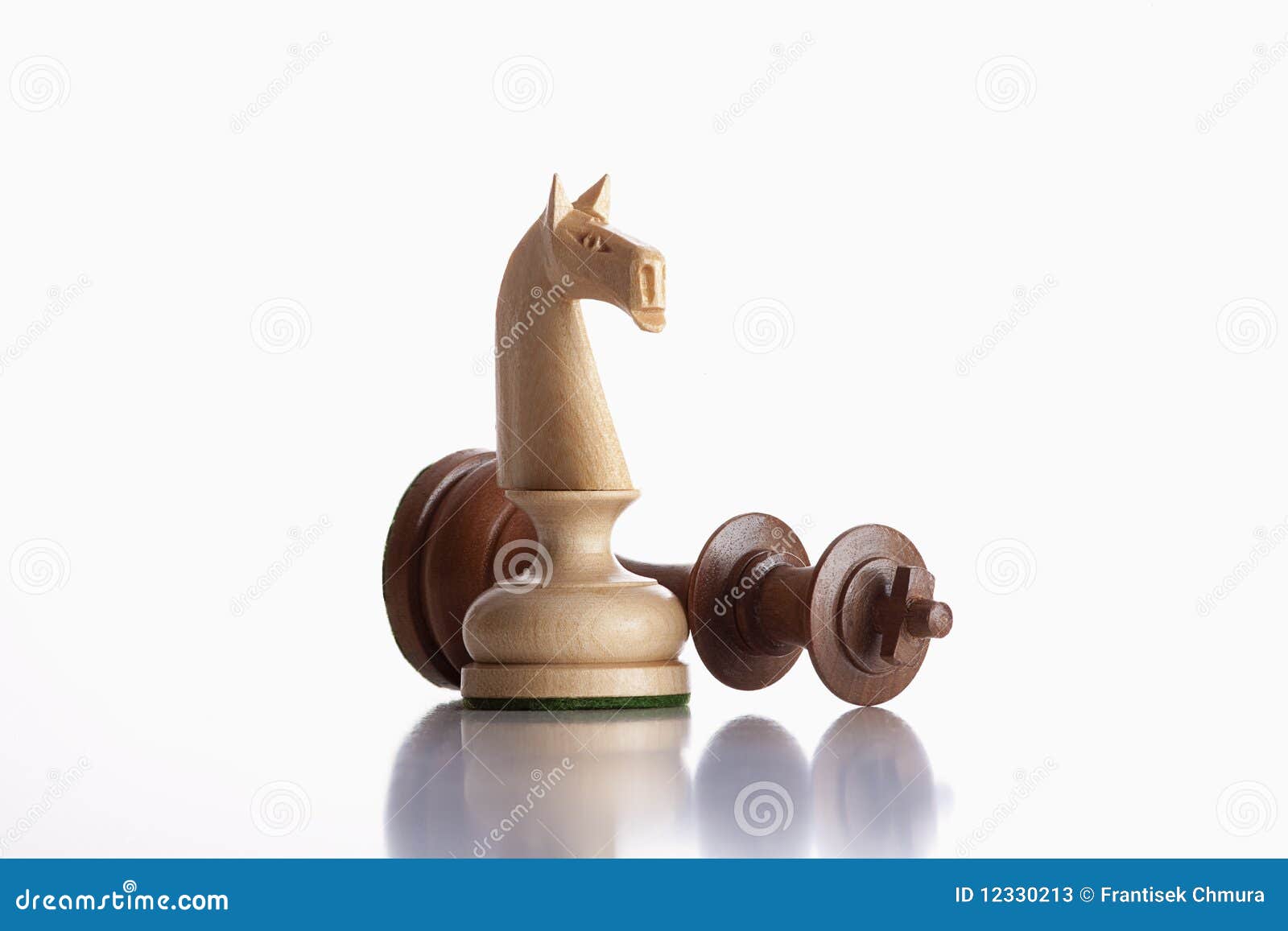 Chess knight and king stock image. Image of challenge - 12330213